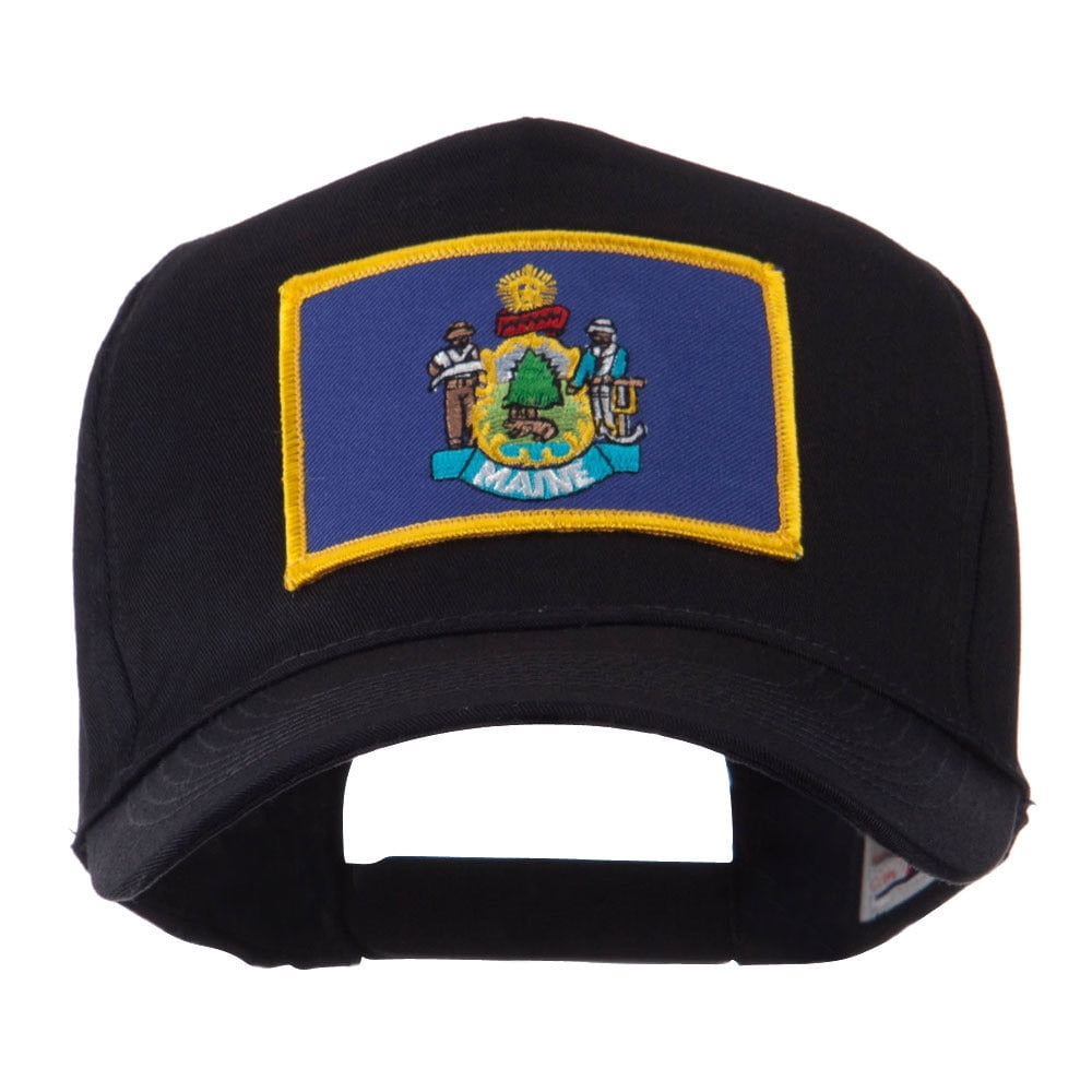 USA Eastern State Embroidered Patch Cap - Maine OSFM - Walmart.com