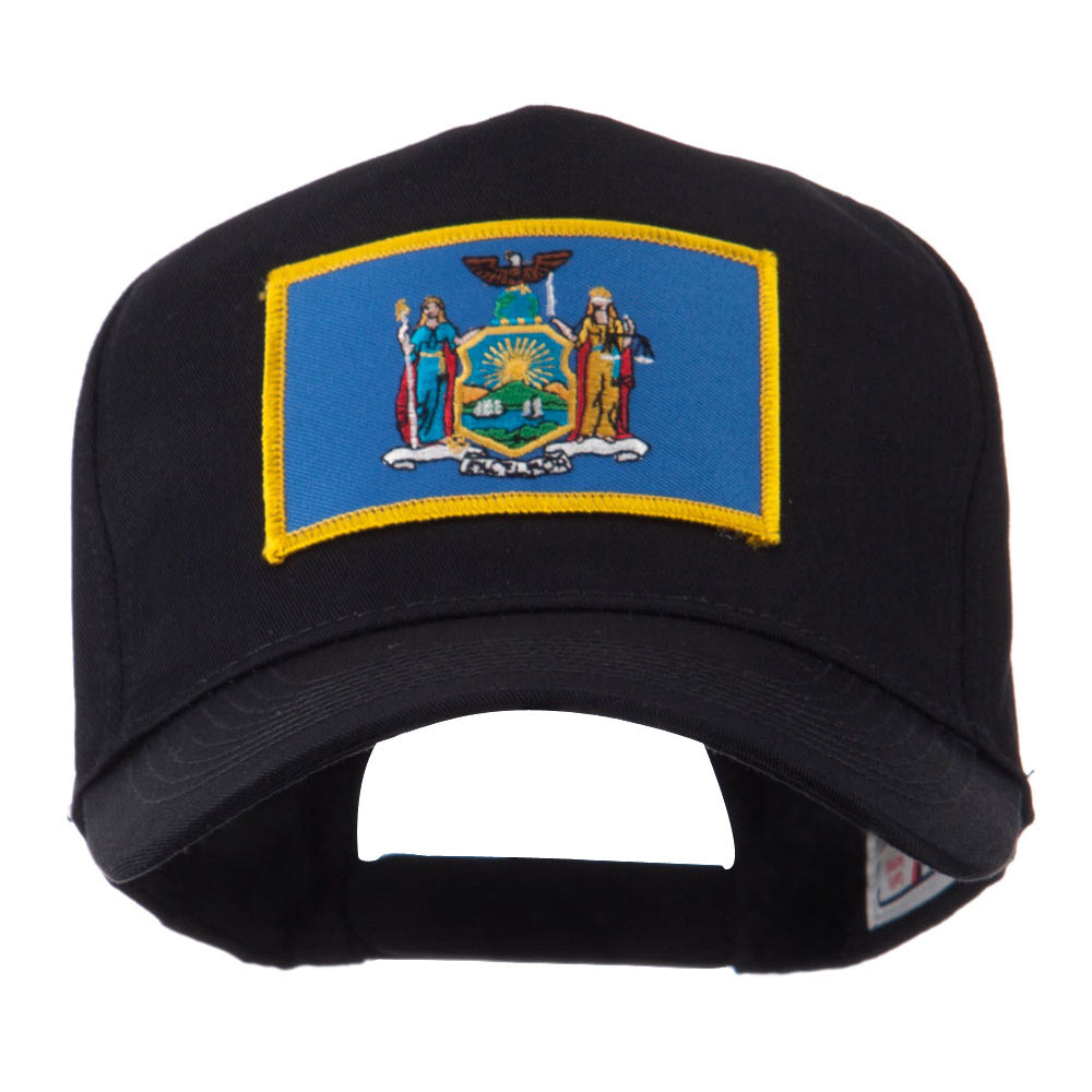 USA Eastern State Embroidered Patch Cap - New York OSFM - Walmart.com