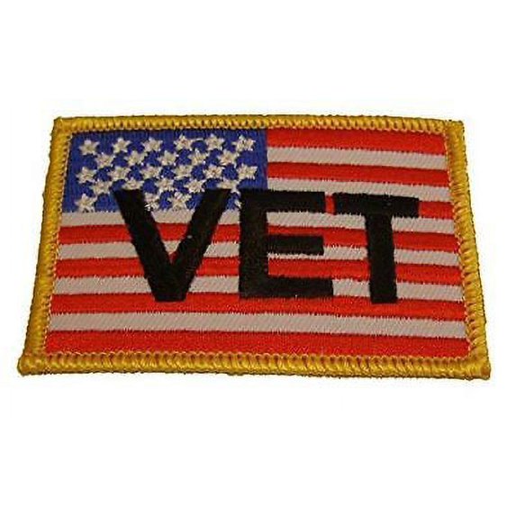 USA FLAG VET PATCH MILITARY SERVICE ARMY AIR FORCE MARINE NAVY COAST ...