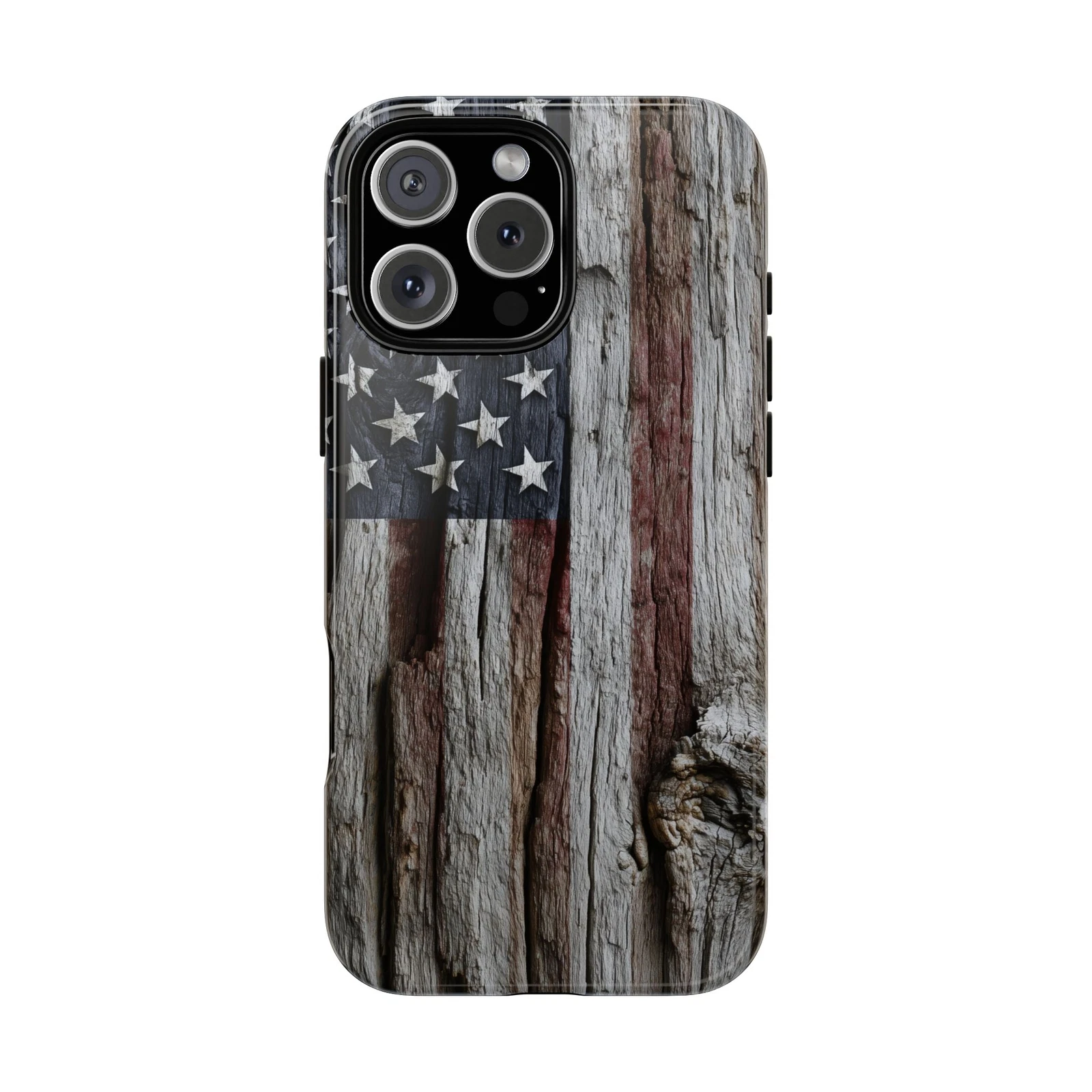 USA Flag American Oak Tree Patriotic Phone Case for iPhone 11 to 17 ...