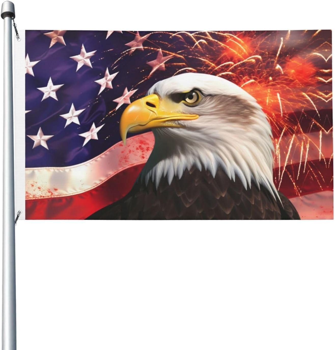 USA Flag Bald Eagle 2x3 ft Flag Election Day US Flag Flag All Weather ...