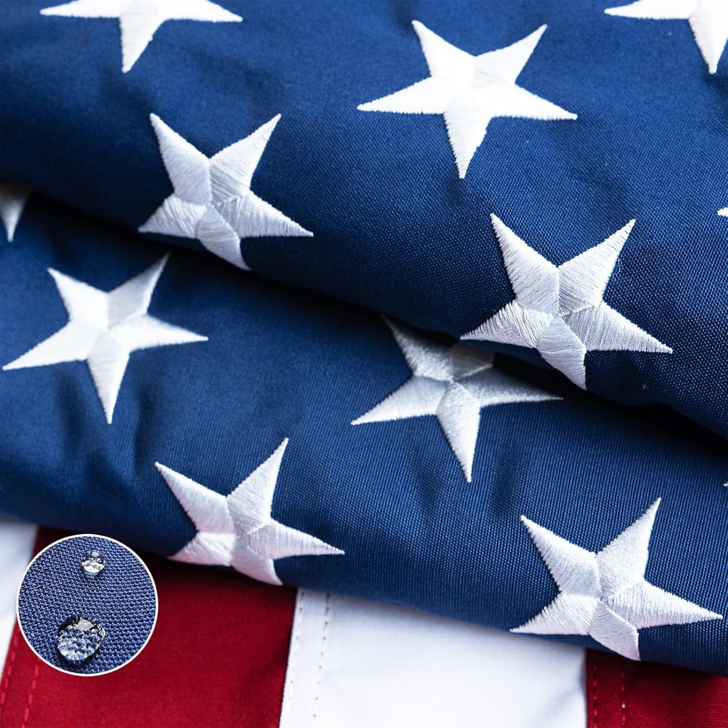 USA Flag Cotton American Flags 4x6 - Made in USA 2024 New Cotton Fabric ...