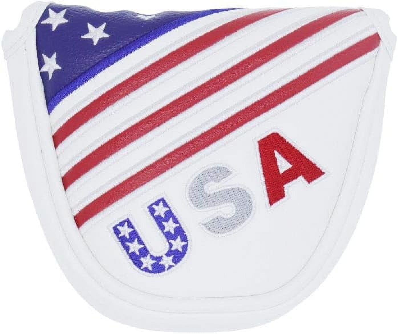USA Flag Golf Square Mallet/Mallet Putter Head Cover for Taylormade ...