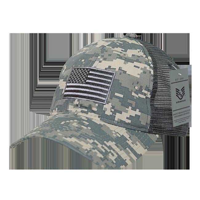 USA Flag Ripstop Trucker Cap, ACU - Walmart.com