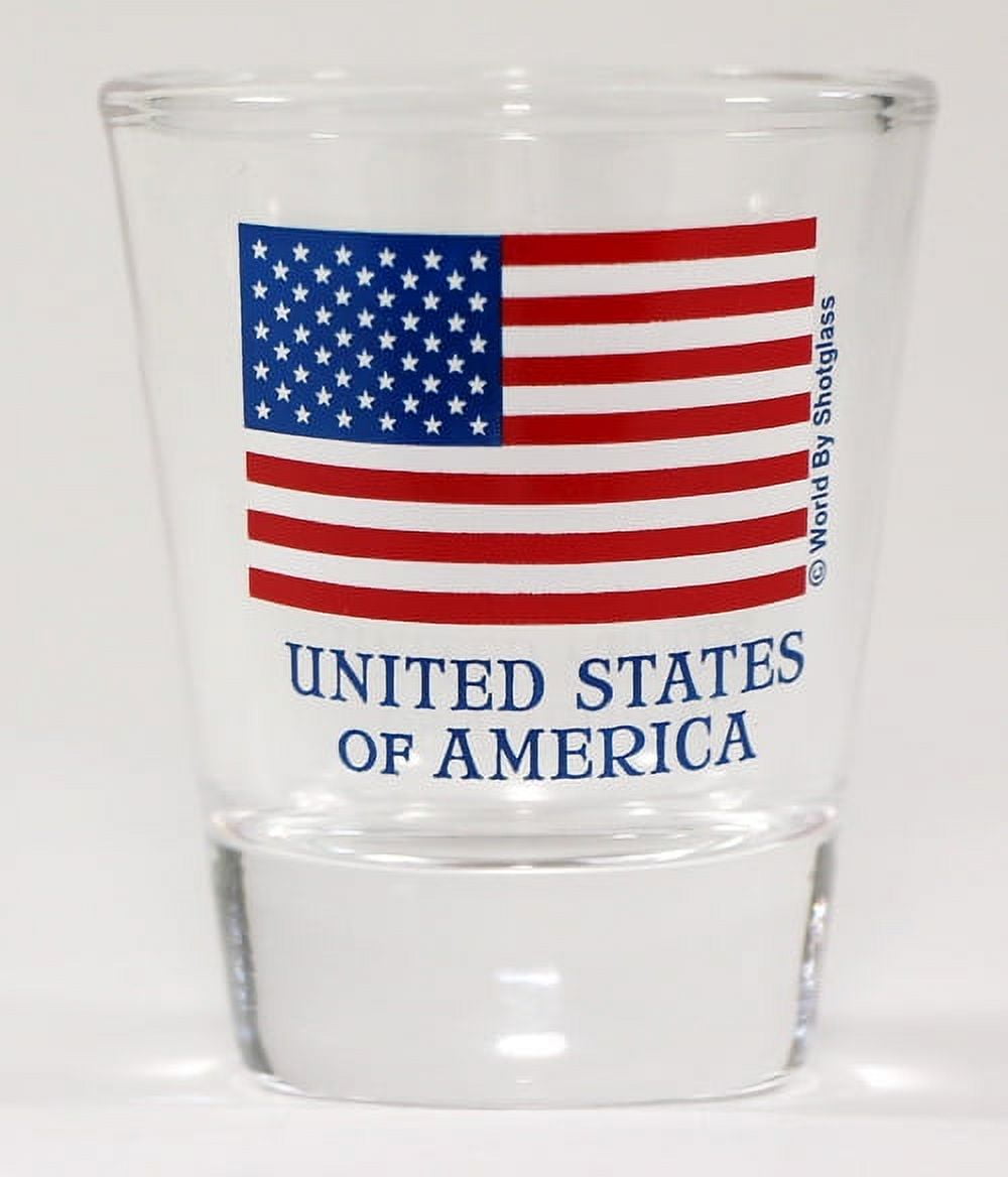 USA Flag Shot Glass - Walmart.com