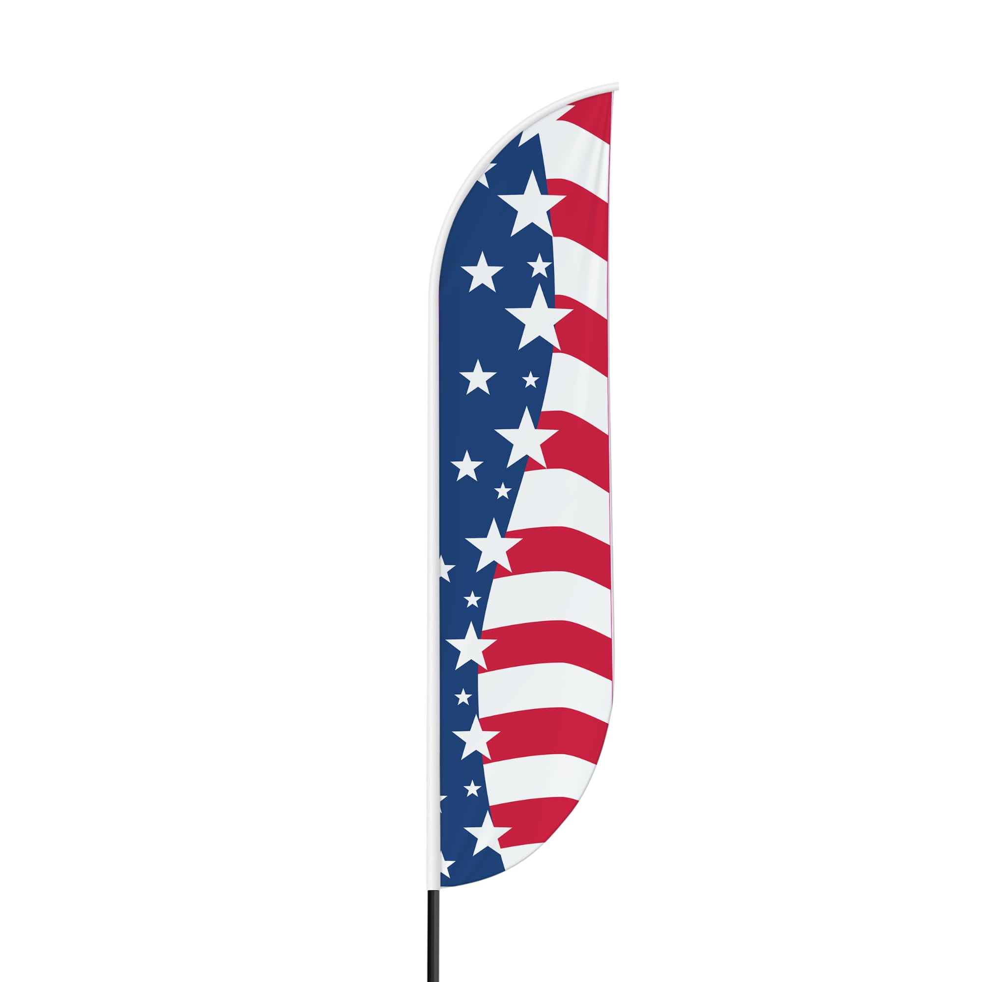 USA Flag Sign feather flag for Outdoor by Mavis Printing | 11.5 FEET ...