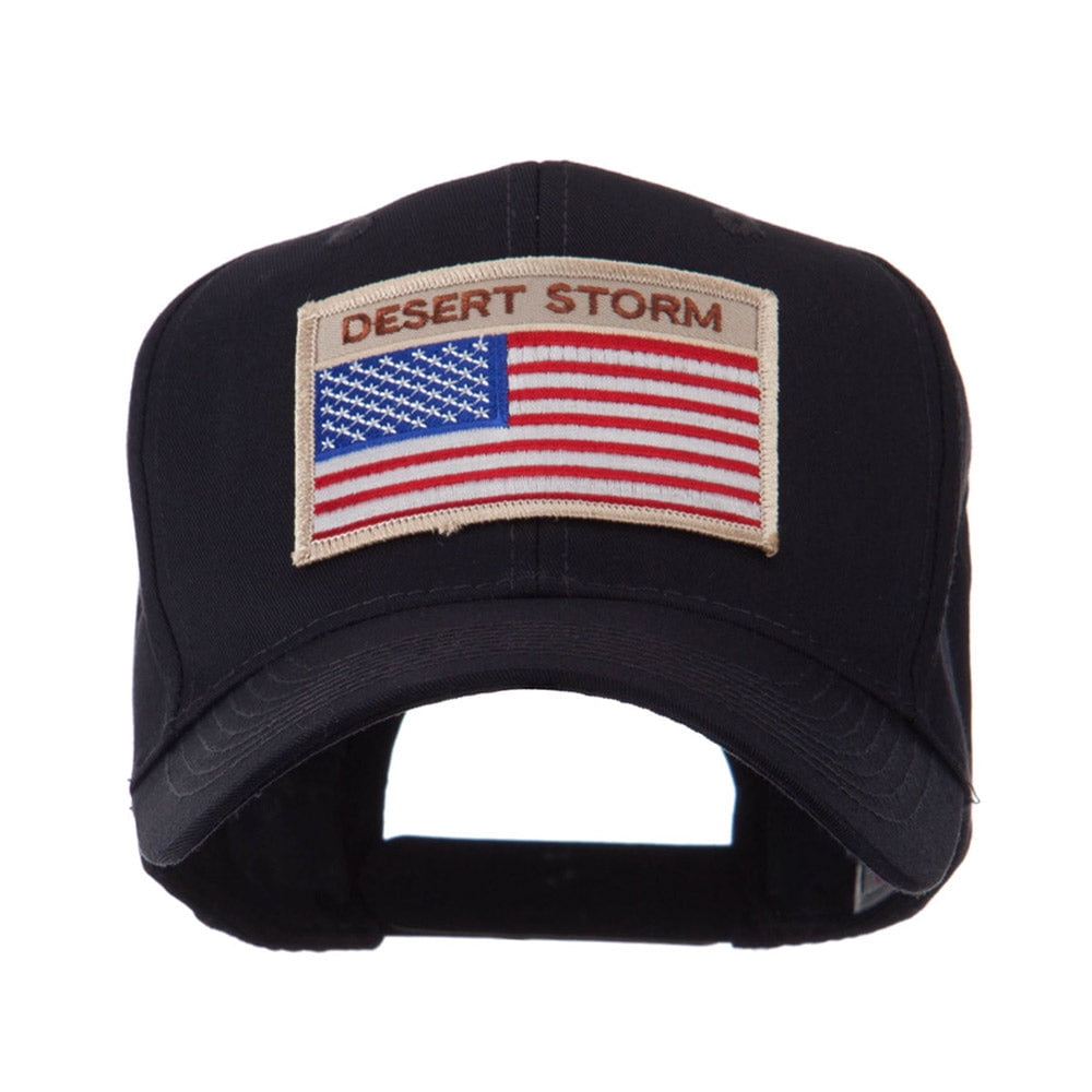 USA Flag Style Military Patch Cap - Desert Storm OSFM - Walmart.com