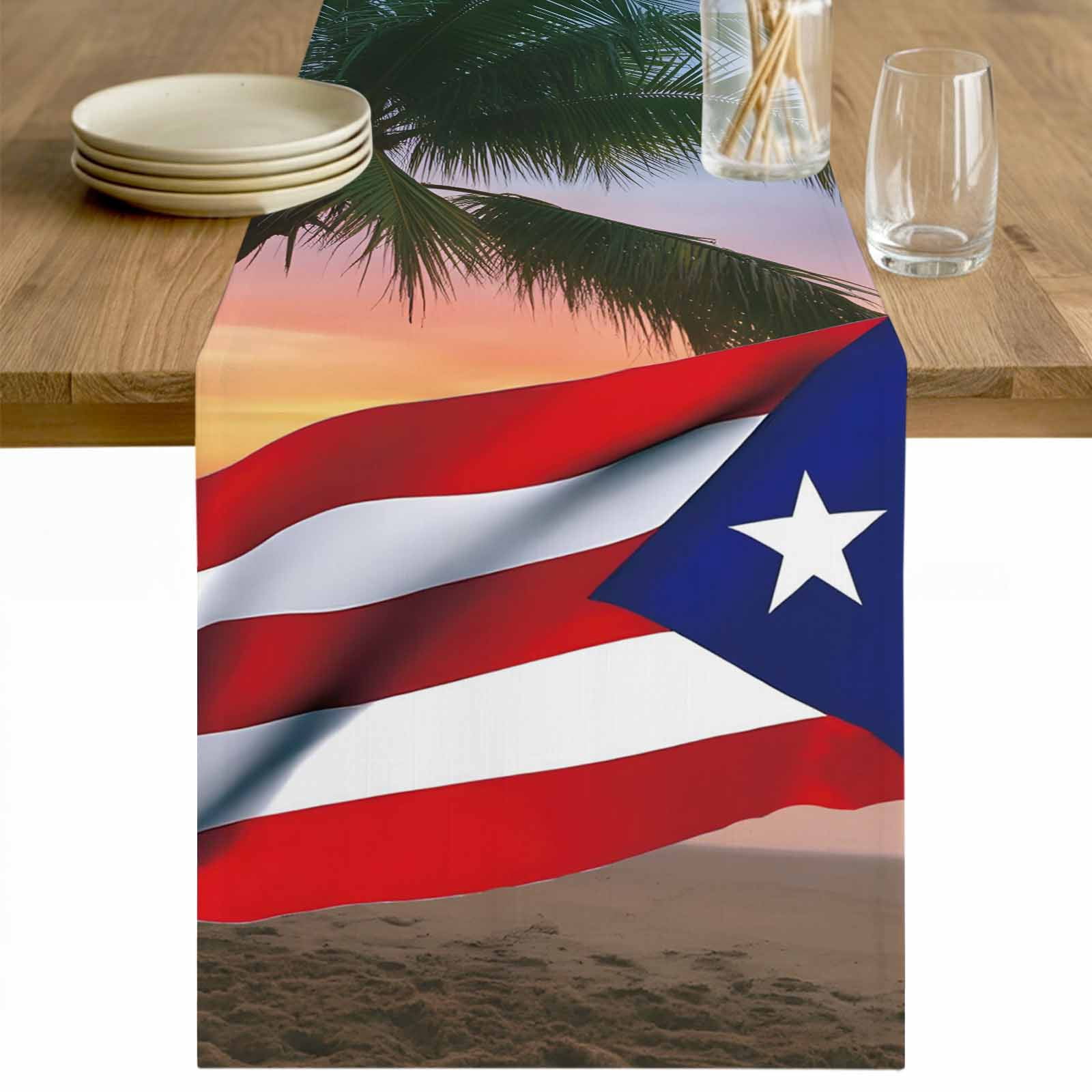 USA Flag Table Runner 70 Inches Long Farmhouse Dress Scarves, Vintage ...