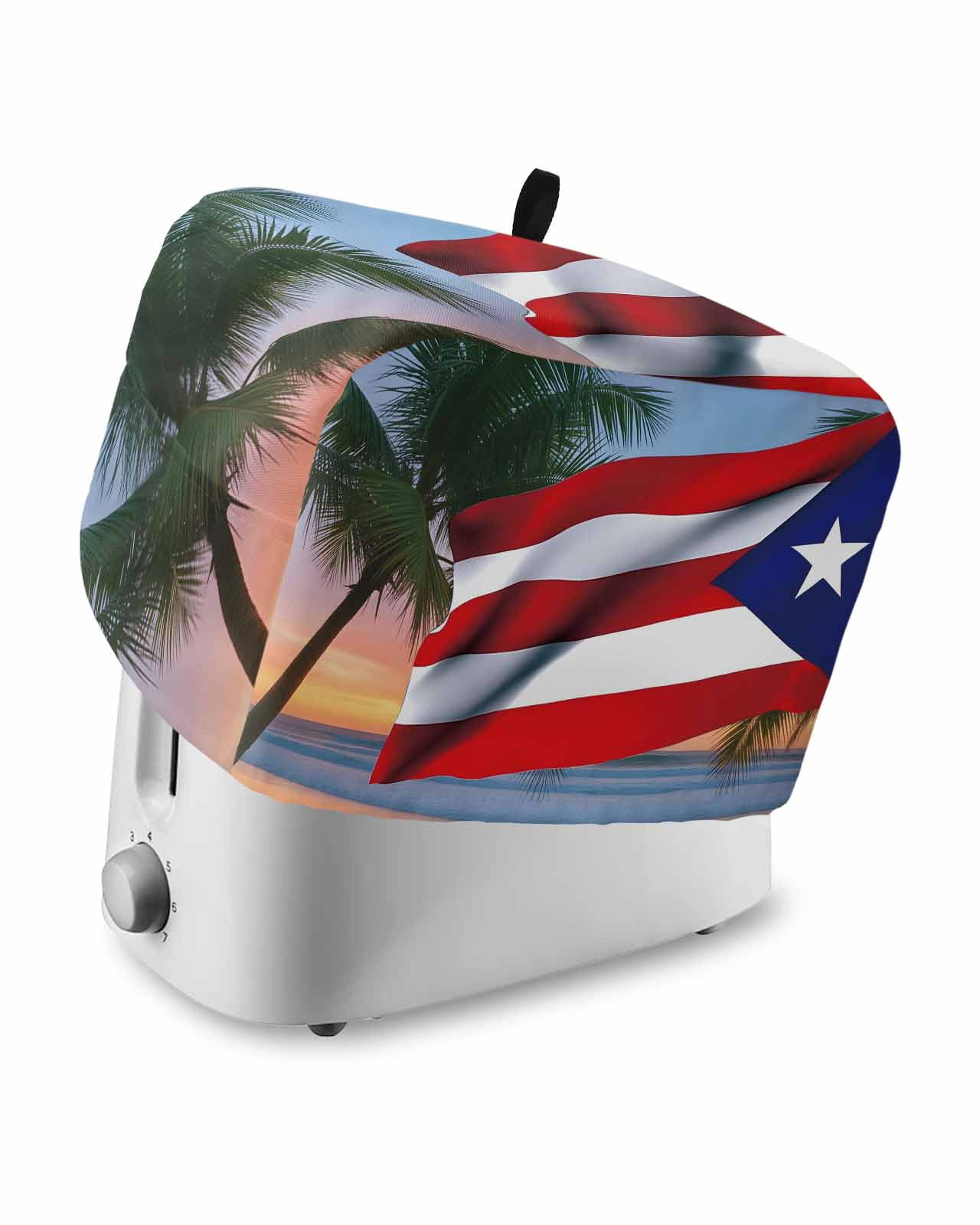 USA Flag Toaster Cover 4 Slice, Large Kitchen Appliance Covers, Vintage ...