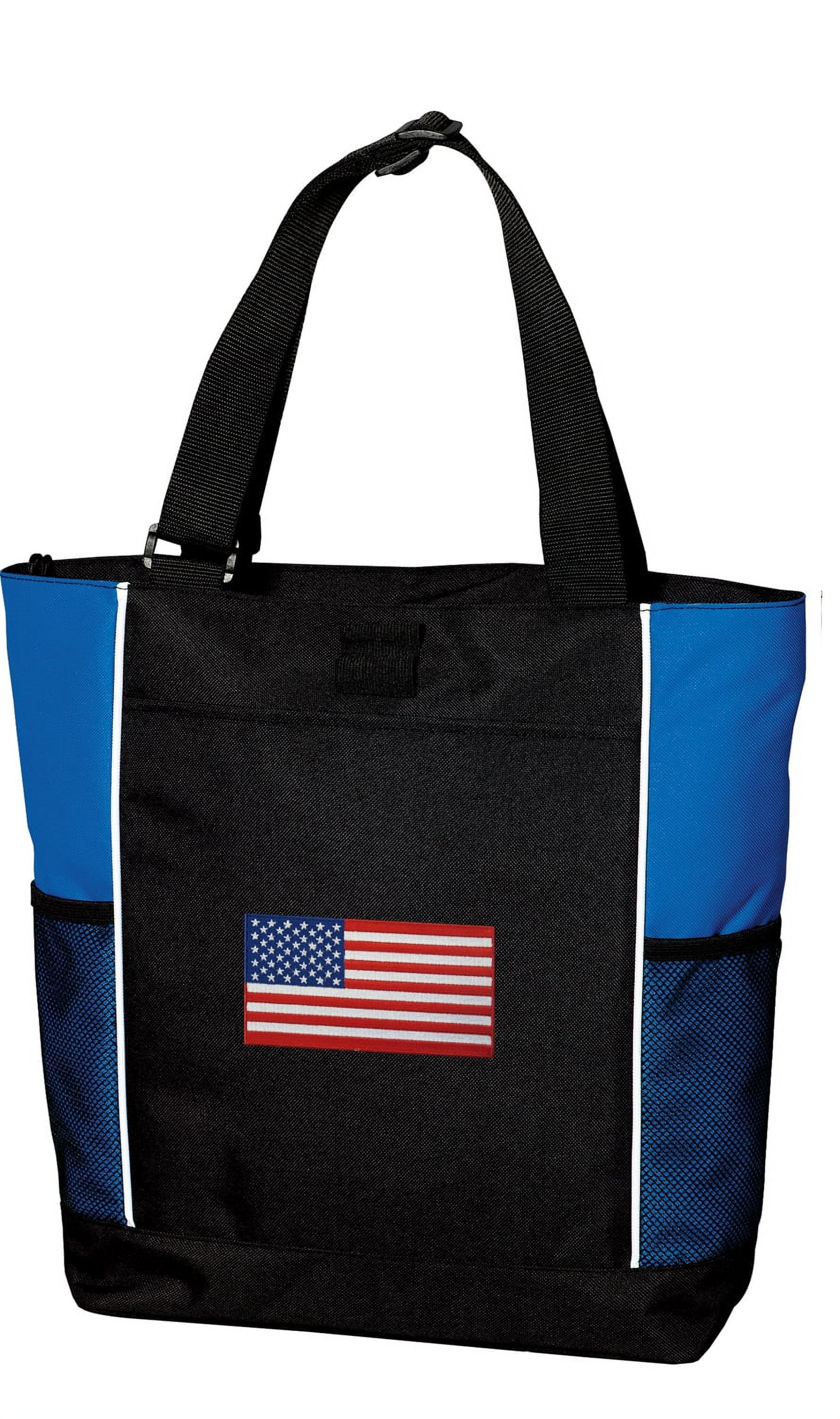 USA Flag Tote Bag Best American Flag Tote Bags Royal - Walmart.com
