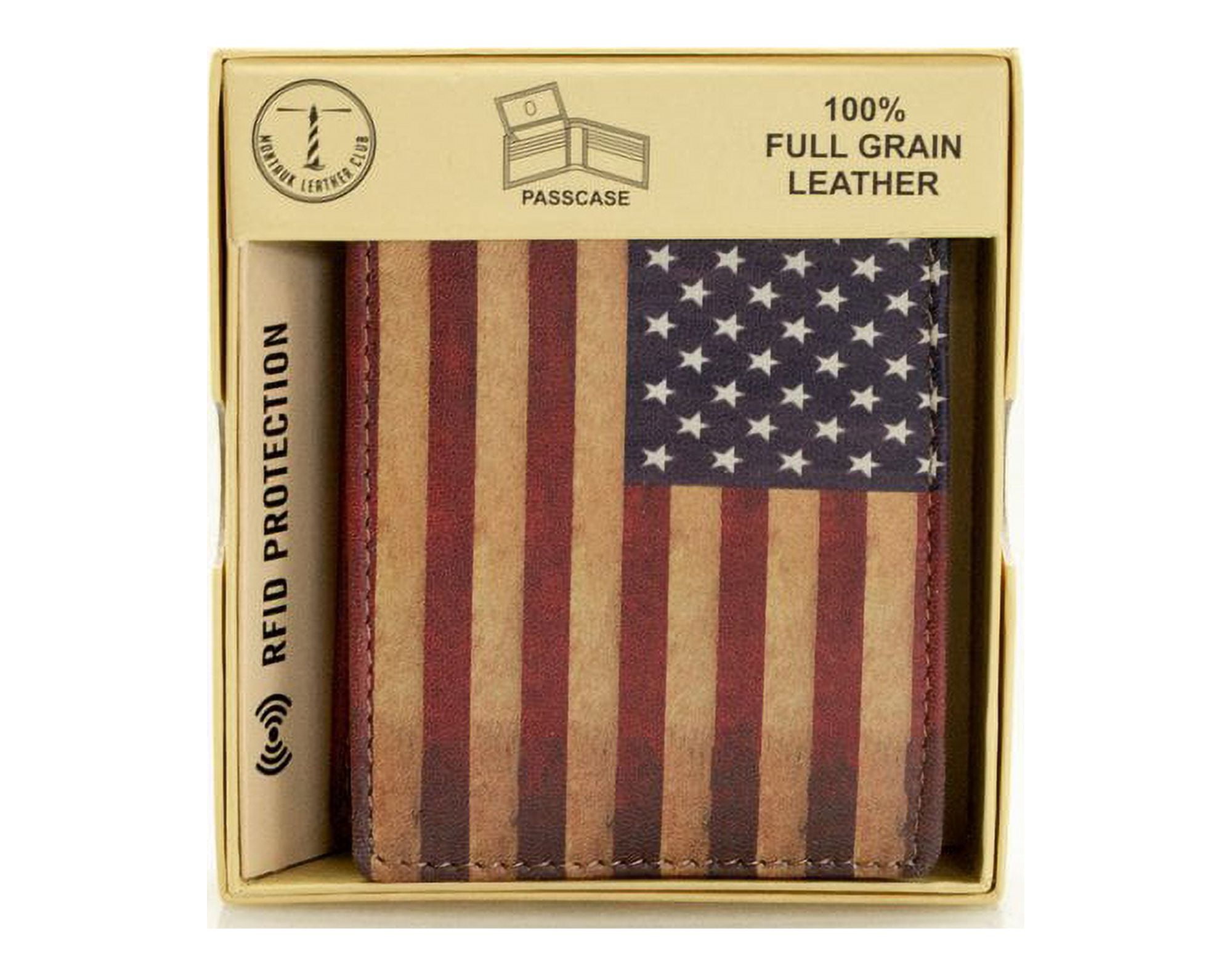 USA Flag embossing Fix Passcase - Walmart.com
