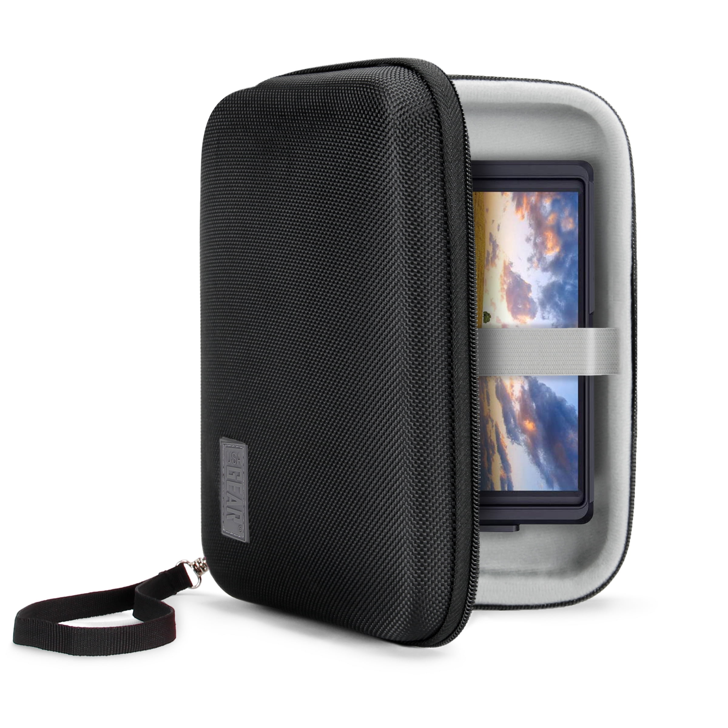 USA GEAR 7.5 Inch Hard Shell Camera Monitor Case - Portable Video ...