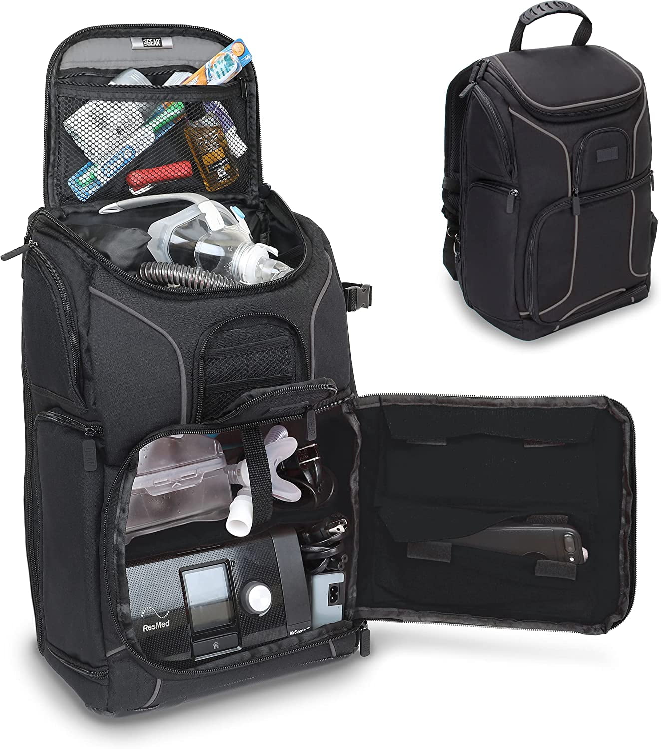 USA GEAR CPAP Machine Travel Bag - CPAP Backpack Compatible with XT Fit ...