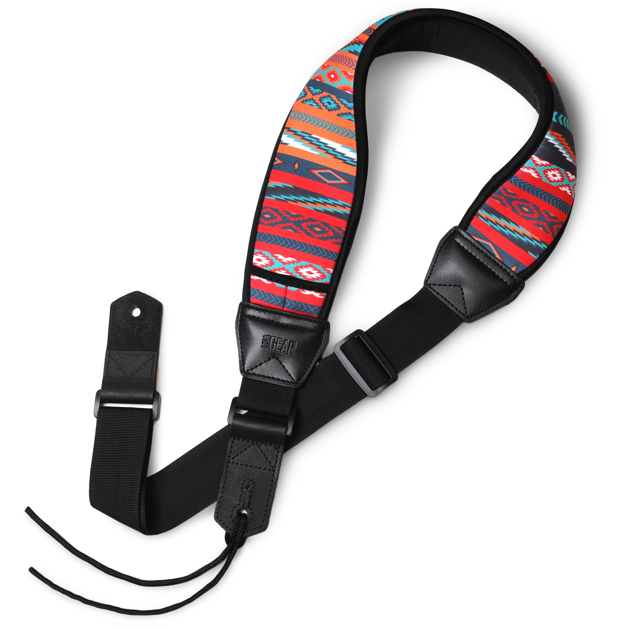 USA GEAR Electric Guitar Strap - 3 Inch Memory Foam Padding Acoustic ...
