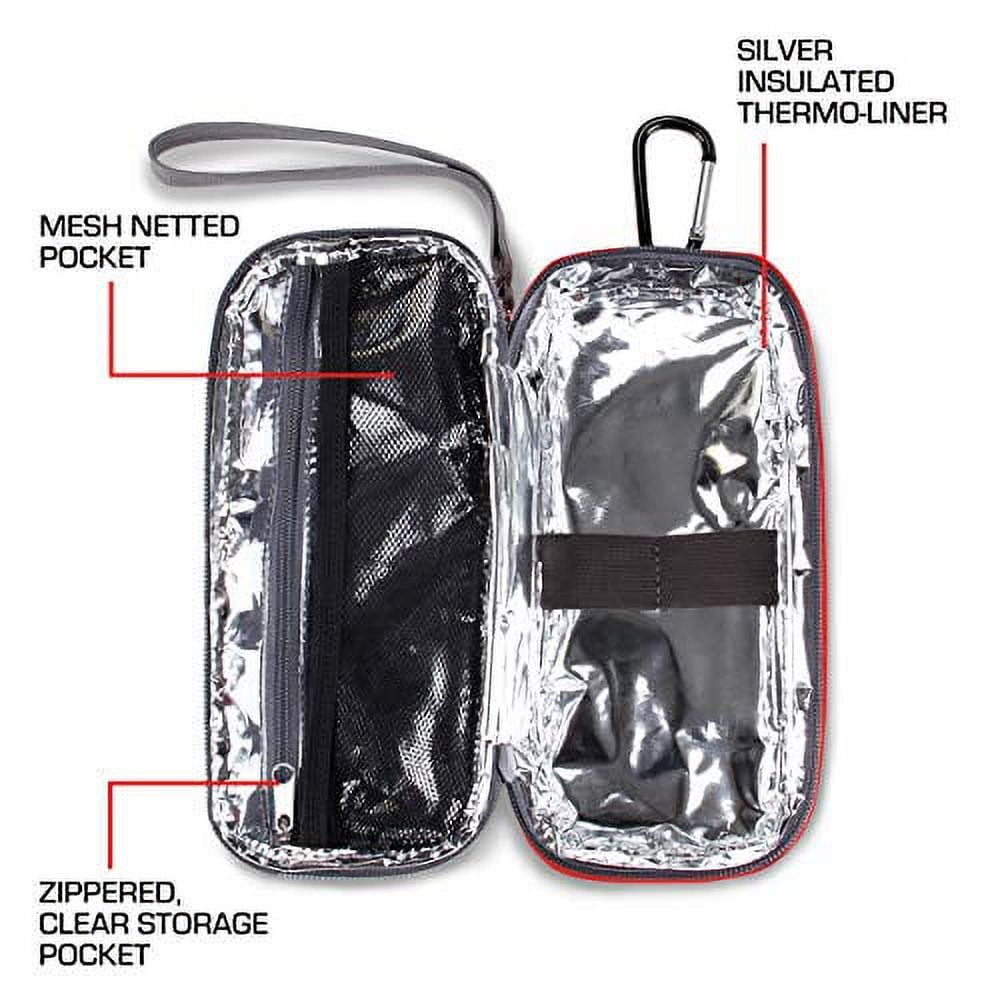 USA GEAR Epi Pens Carrying Case - Visible Insulated Bag for EpiPen ...