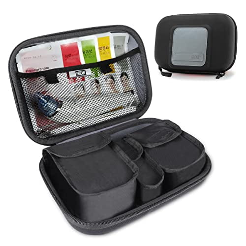 USA GEAR Hard Shell Cosmetic Travel Bag with Removable Pouches, Weather ...