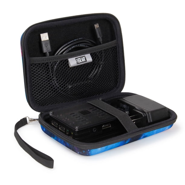 USA GEAR Mini PC Case Compatible with Raspberry Pi 3, Nylon, Hard Shell ...