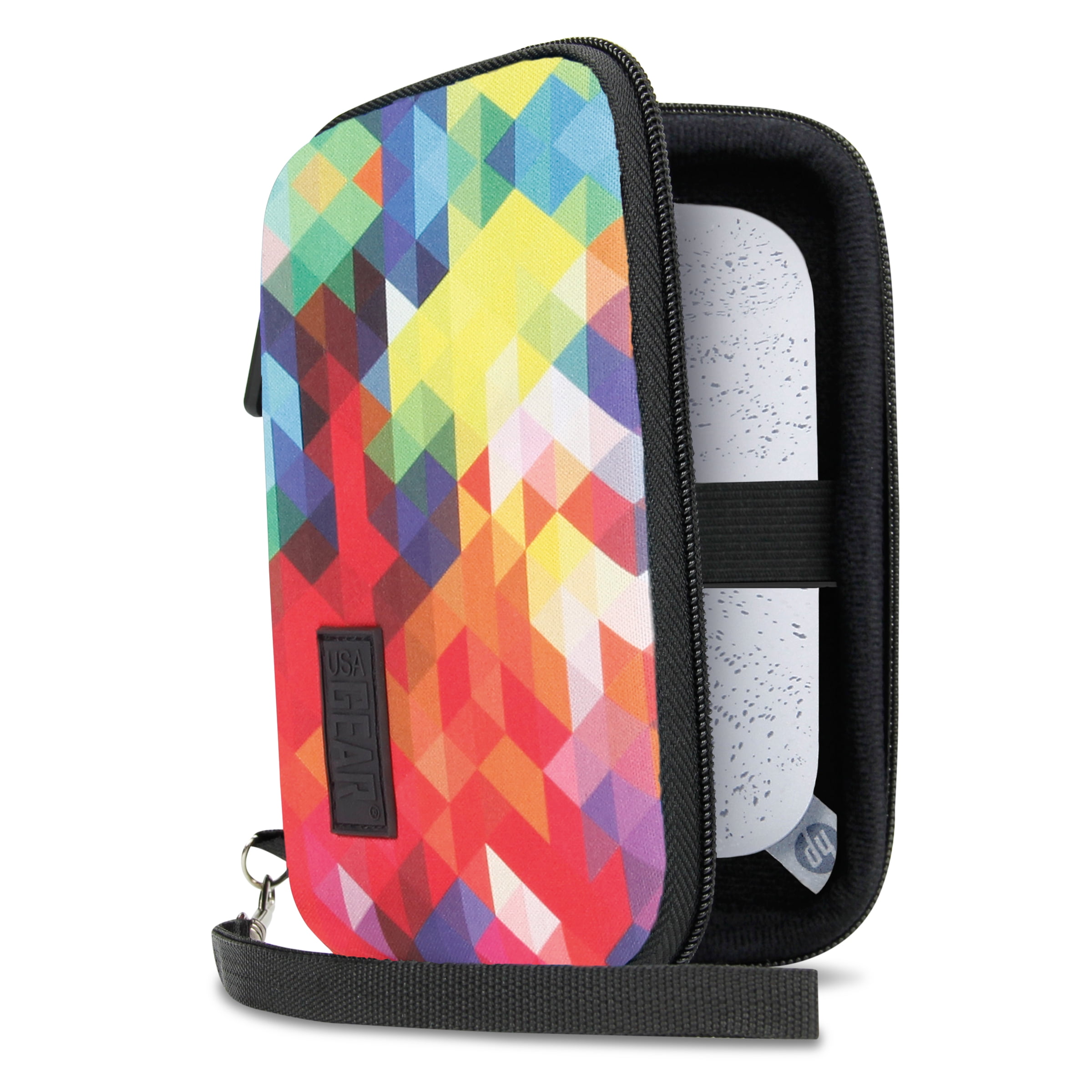 USA GEAR Portable Mobile Printer Case Compatible with HP Sprocket 2x3 ...