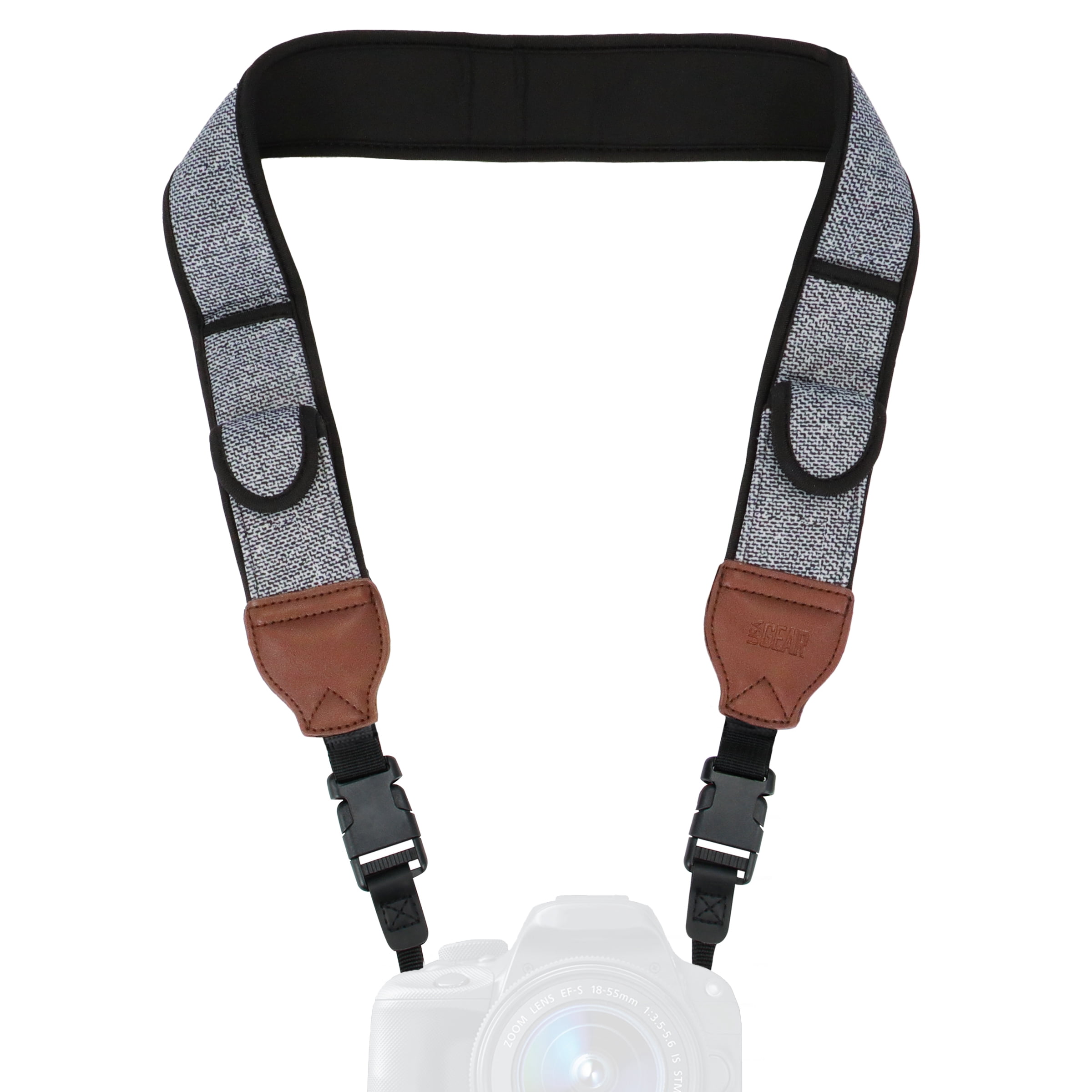 USA GEAR TrueSHOT Camera Neck Strap - Compatible with Canon, Nikon ...