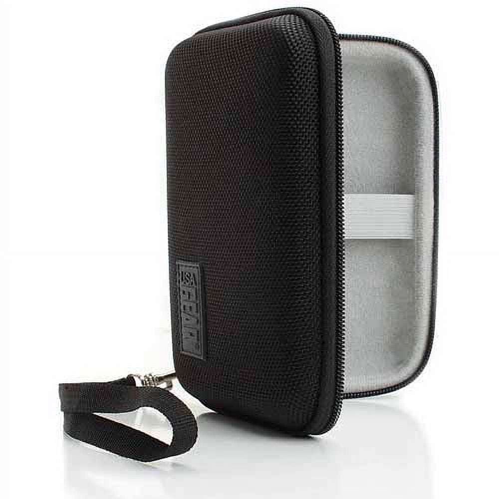 USA Gear Hard Shell Electronics Carrying Case with Scratch-Resistant ...