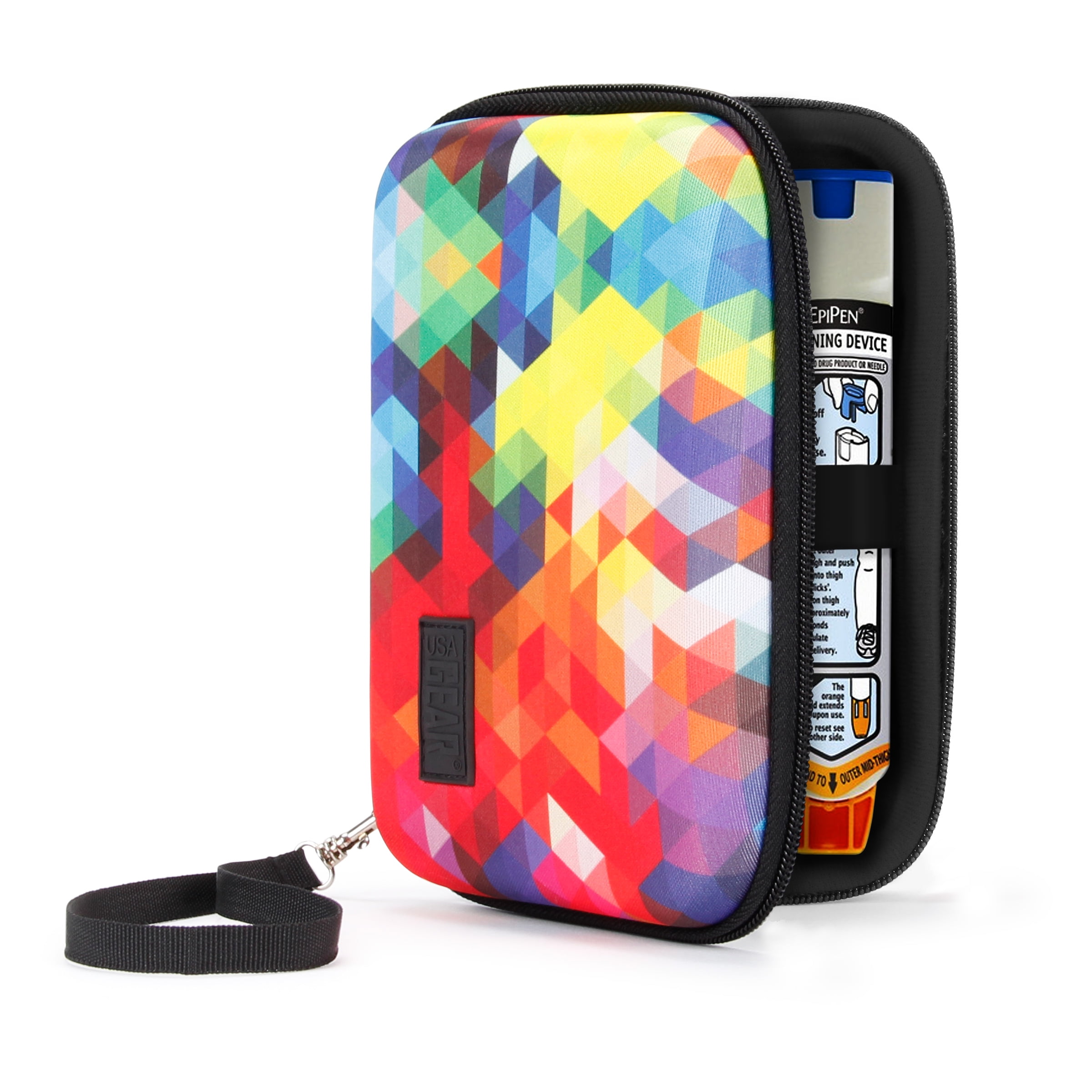 USA Gear Hard Shell EpiPen Case - Wrist Strap for Immediate Access to ...