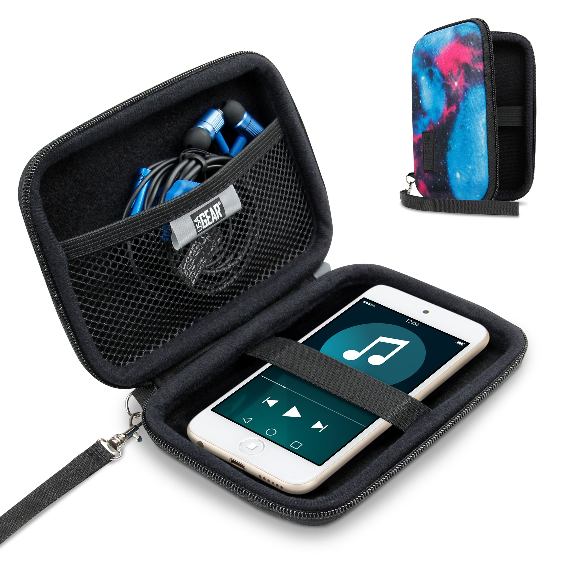 USA Gear Mp3 Player Case Compatible with Apple iPod Touch, Wrist Strap ...