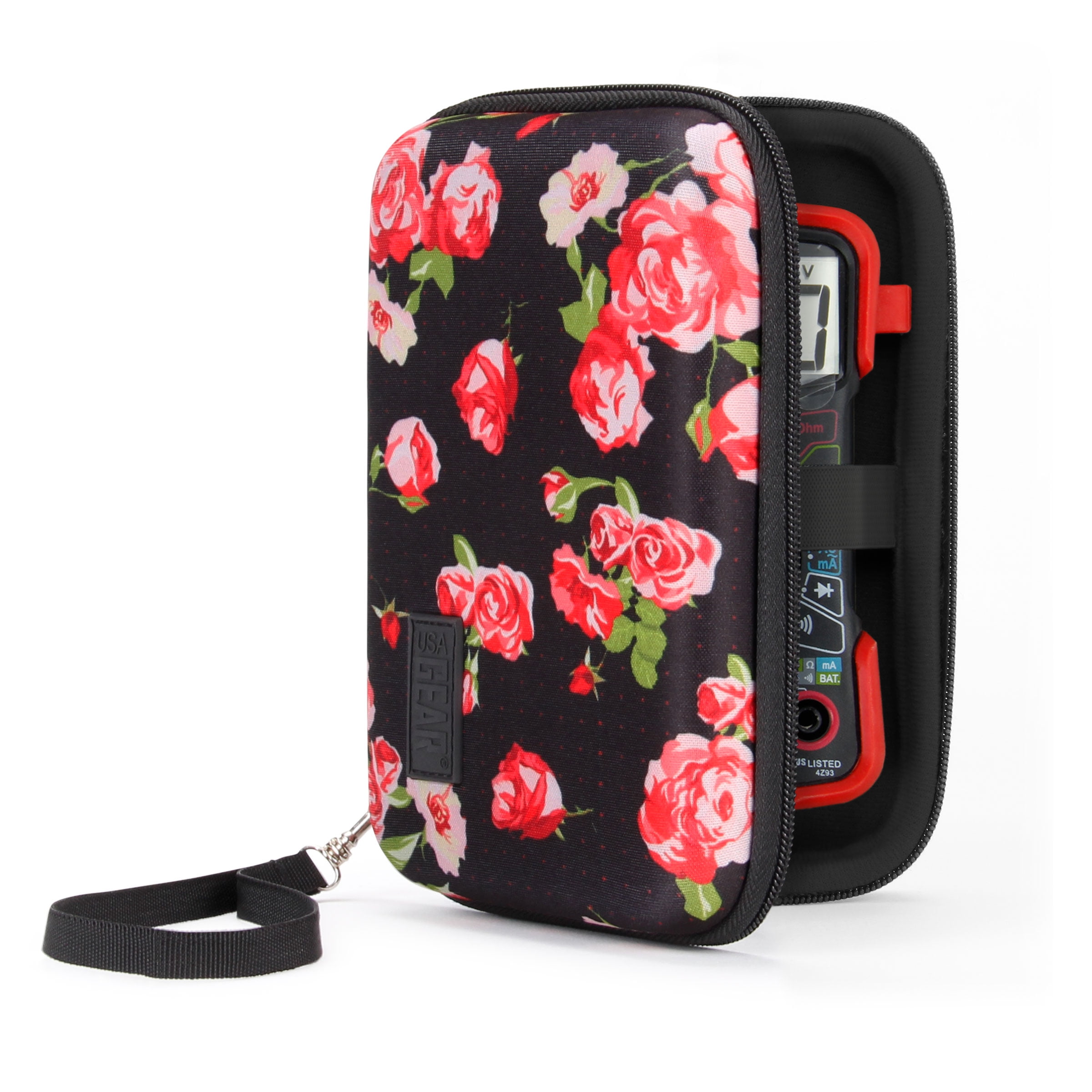 USA Gear Protective Case for Innova 3320 Digital Multimeter with Hard Shell Exterior and Wrist ...