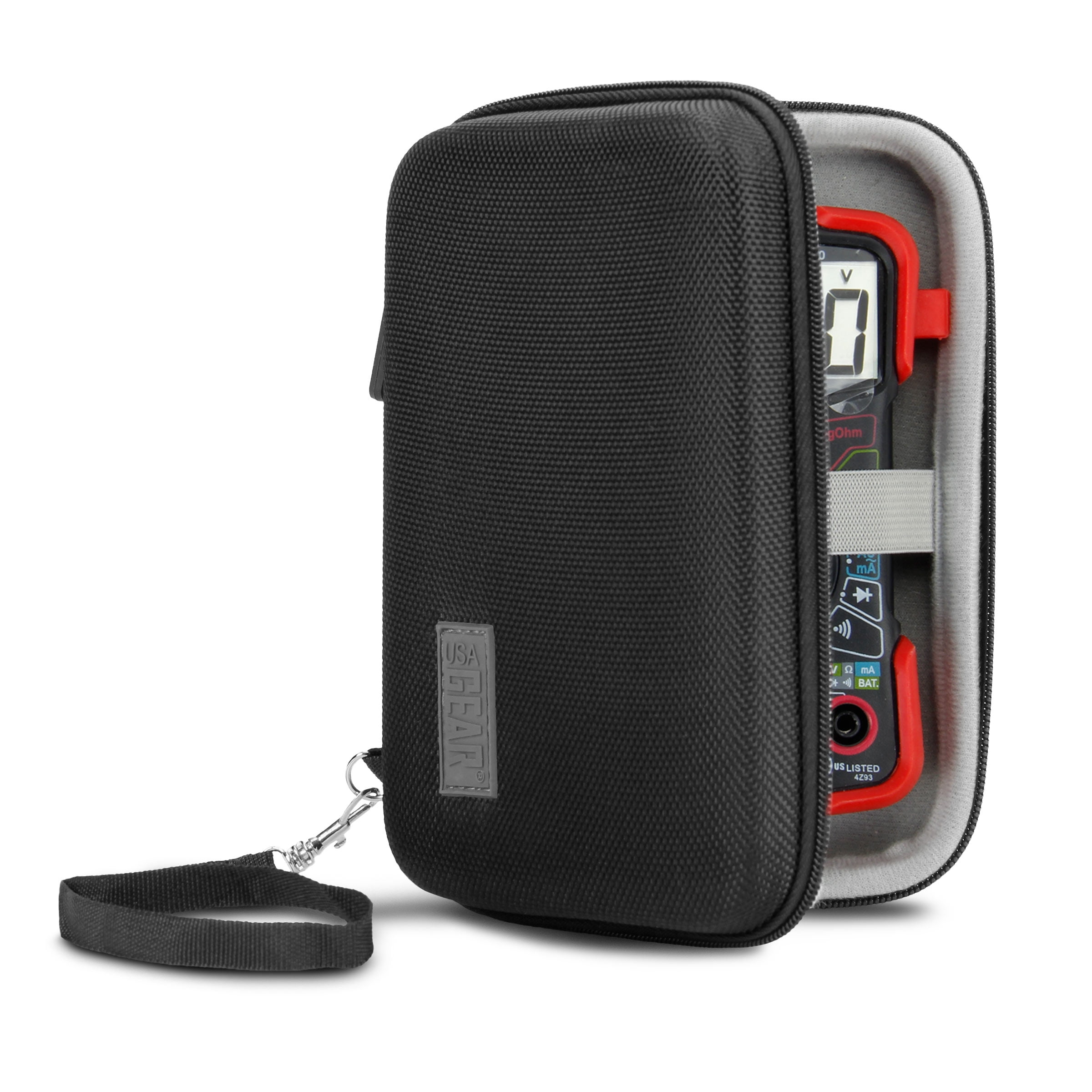 USA Gear Multimeter Case with Hard Shell, Strap - Compatible with ...