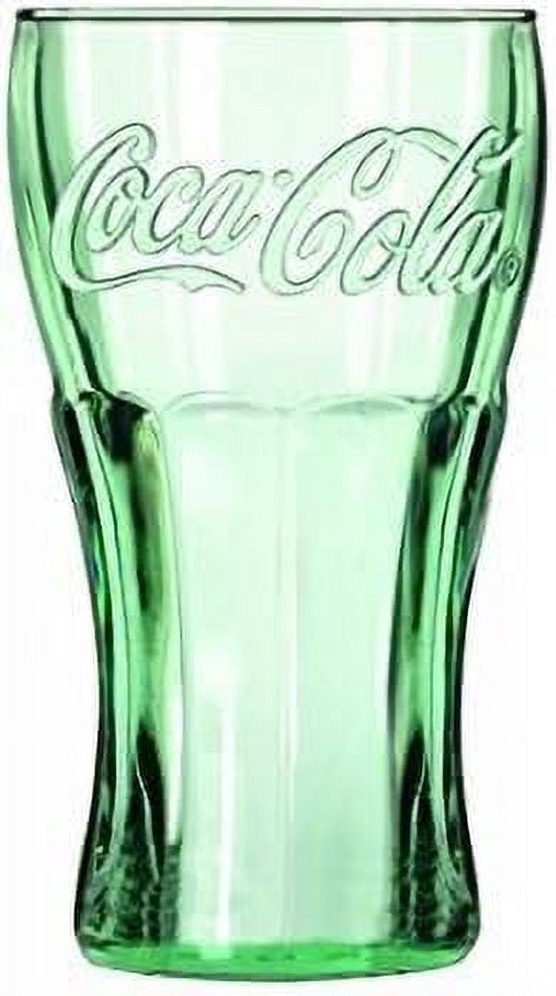 USA_Glassware_Coke Coca-Cola Green Beverage Glasses (Set of 4 ...