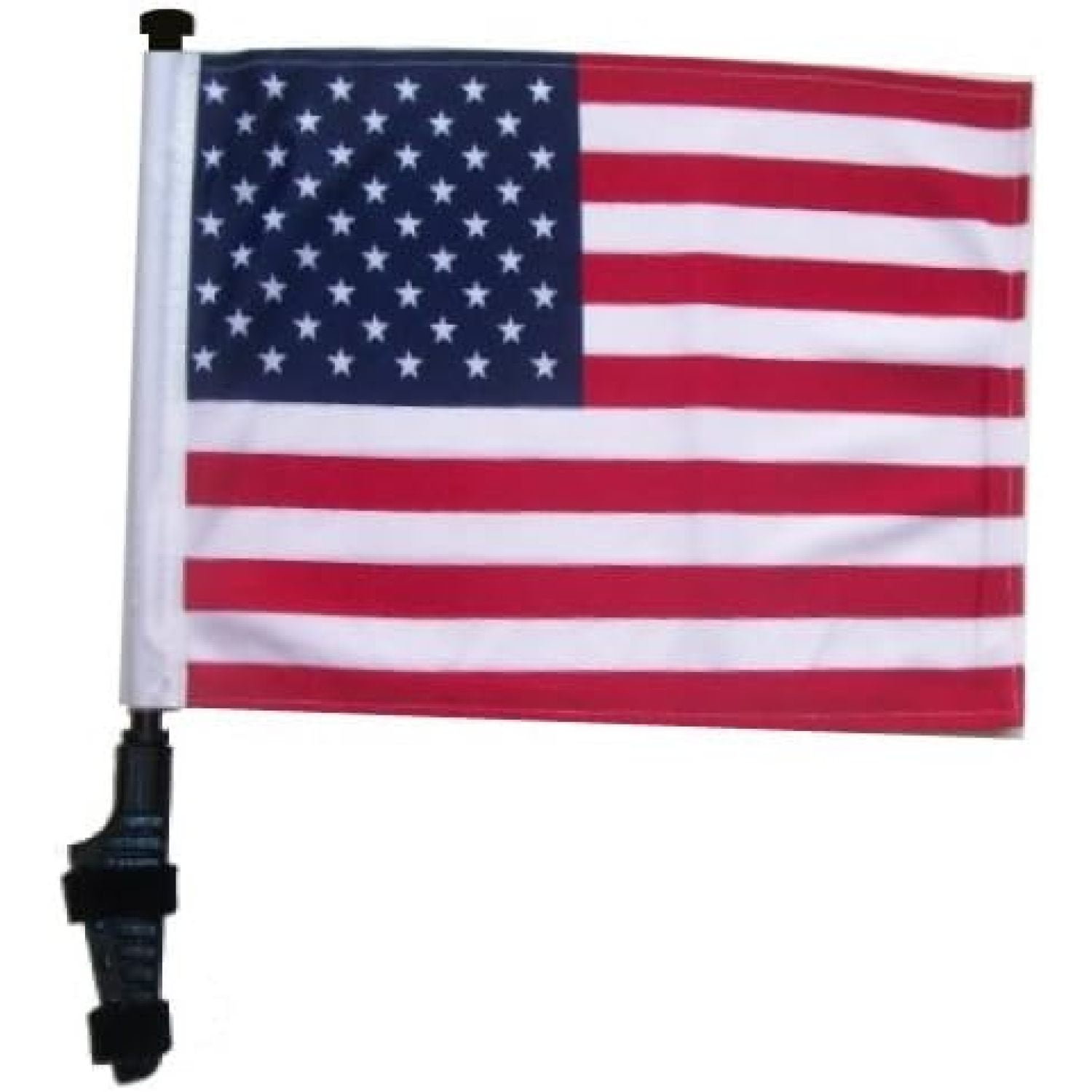 USA Golf Cart Flag with SSP Flags EZ On & Off Bracket - Walmart.com