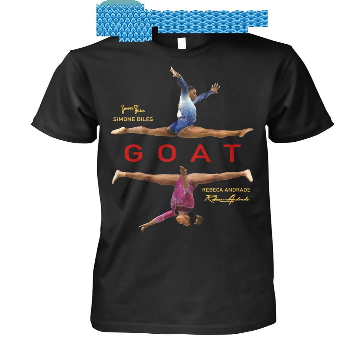 USA Gymnastics Simone Biles Rebeca Andrade The Goat T-Shirt - Walmart.com