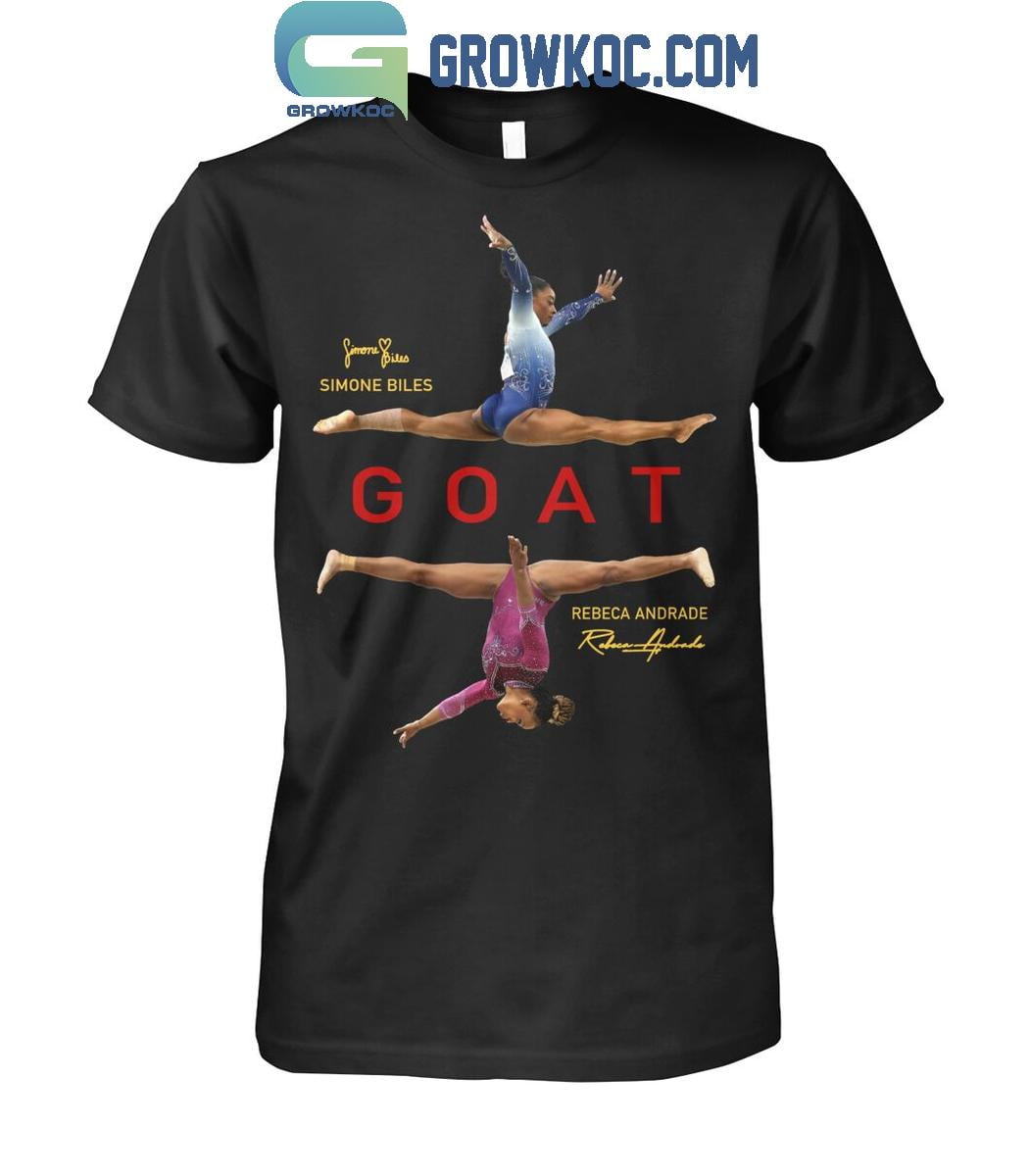 USA Gymnastics Simone Biles Rebeca Andrade The Goat T-Shirt - Walmart.com