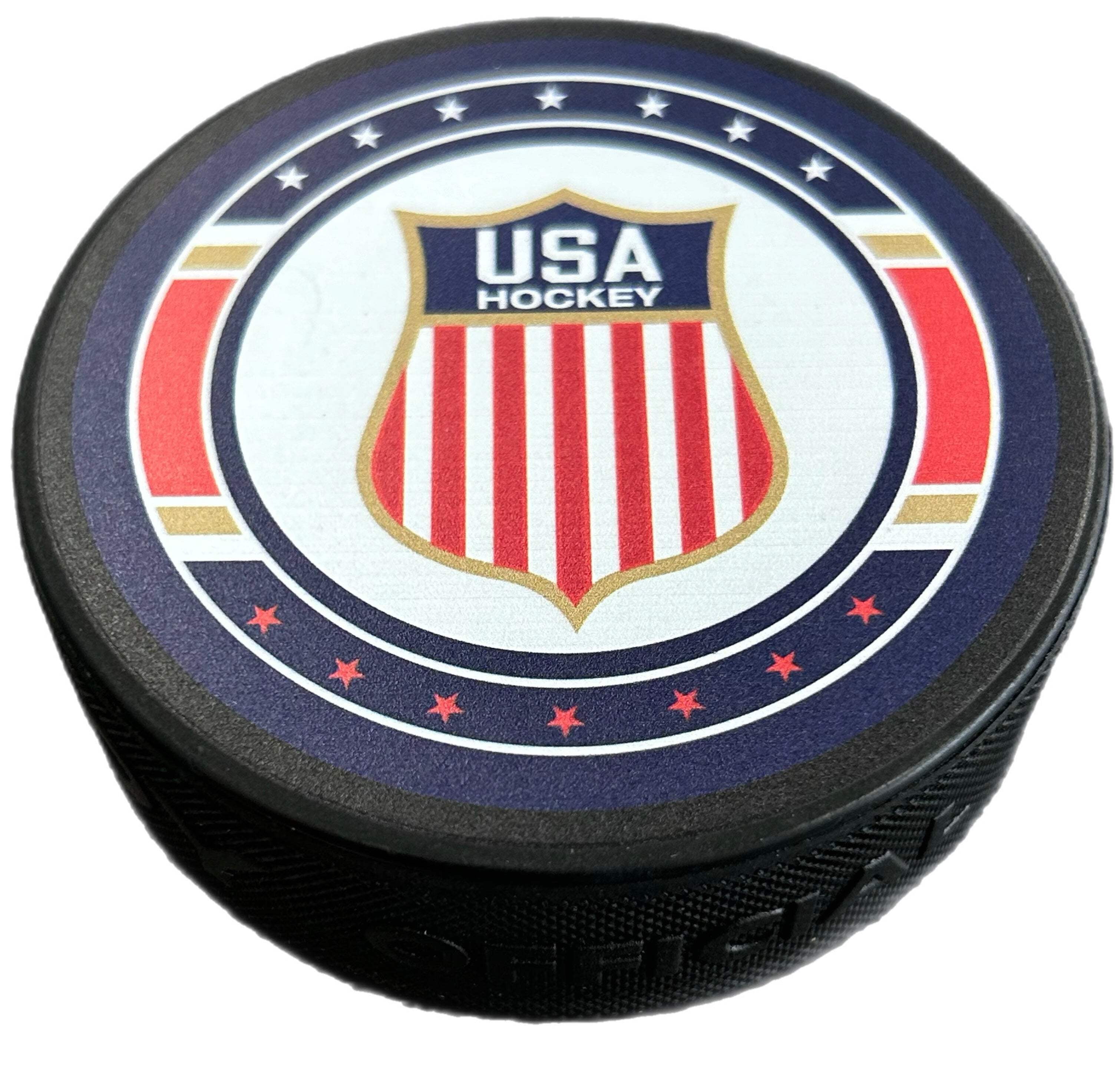 USA Hockey Shield Puck Navy - Walmart.com