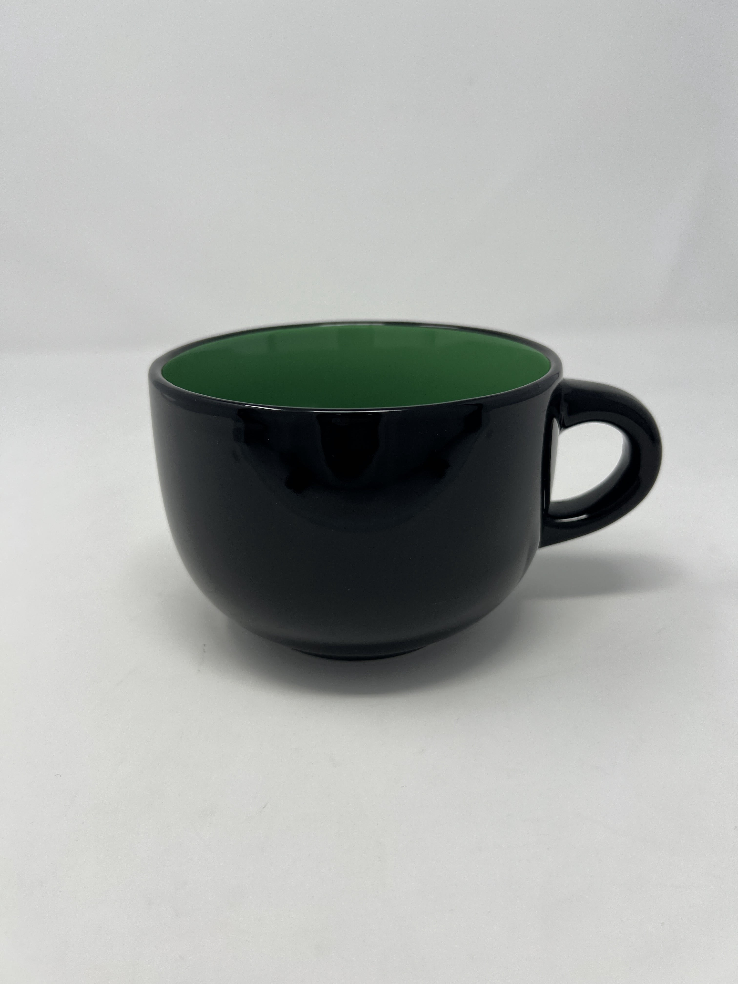 USA HomeMax Set of 4-20oz Jumbo Ceramic Mug - (Black/Green) - Walmart.com