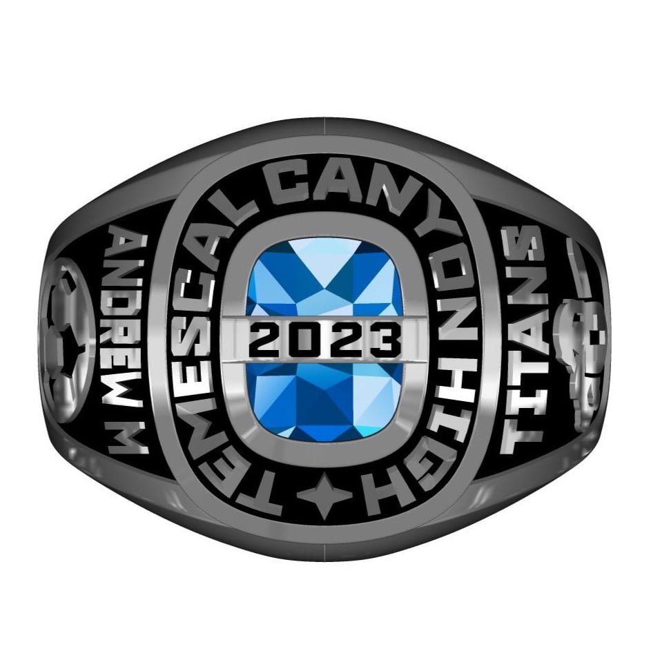 USA Jour Nouveau Customized Class Rings for Men High School or College ...