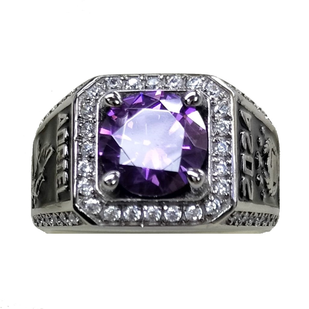 USA Jour Nouveau Customized Men's Class Ring for High School or College ...