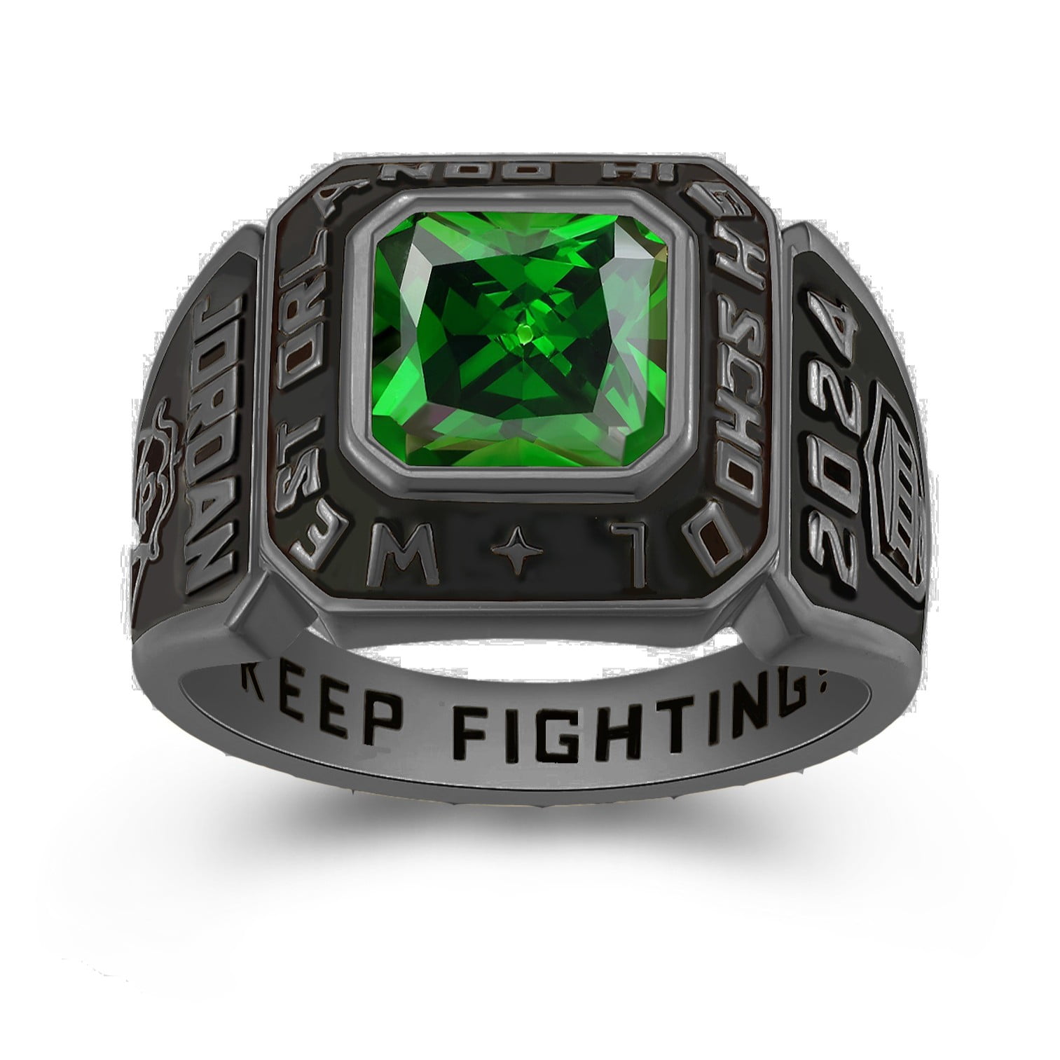 USA Jour Nouveau Jewelry Customized Class Ring for Men, Personalized ...