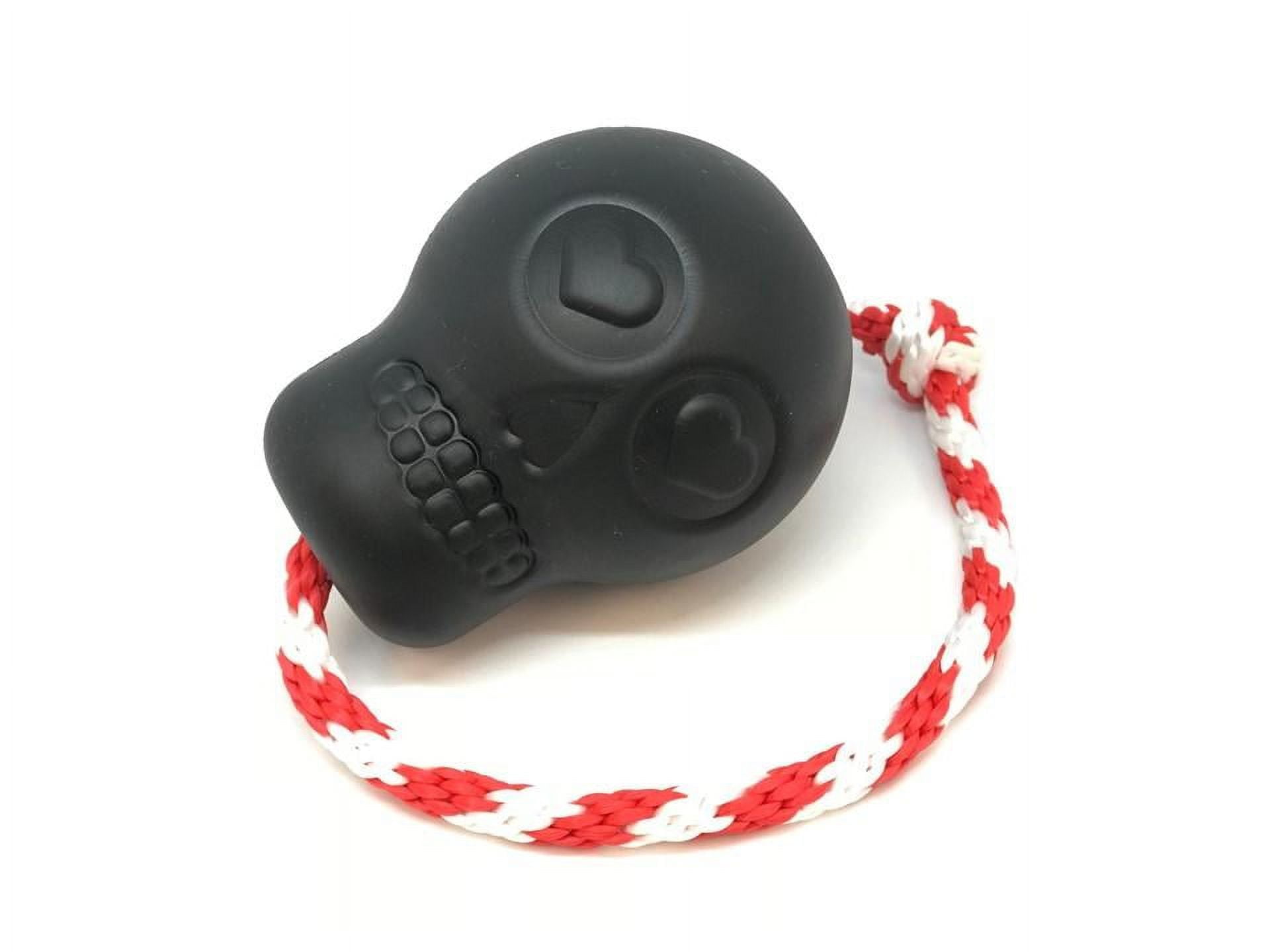 USA-K9 by SodaPup - Magnum Natural Rubber Sugar Skull Chew Toy, Reward ...