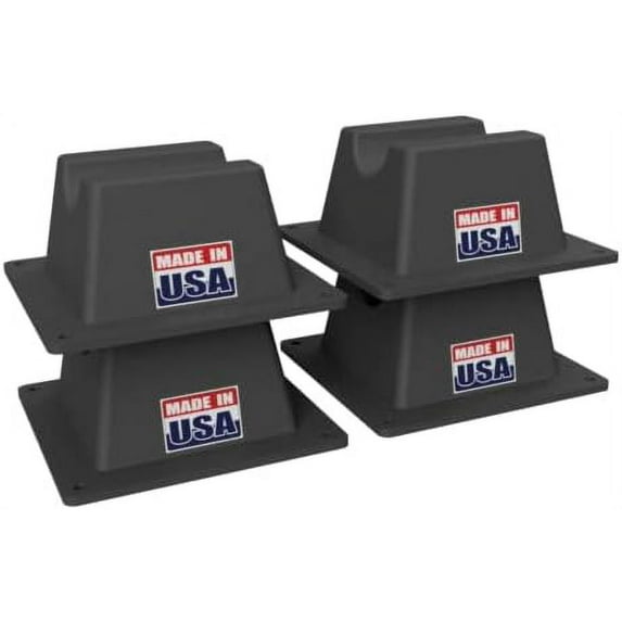 USA Made 4 Pack Mini Rooftop Pipe Support - 6" x 6" x 3" - 300 lbs ...