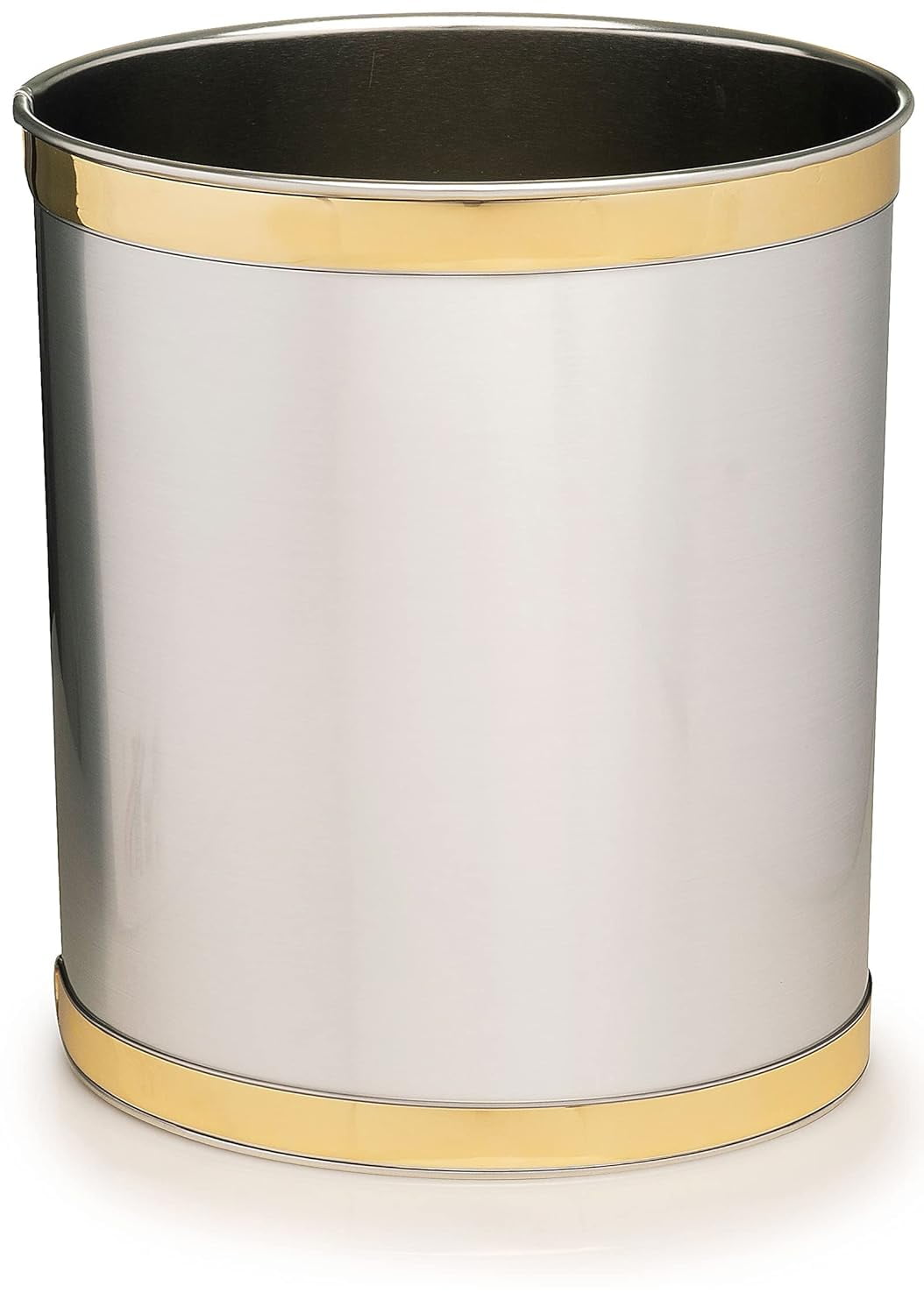 USA Made 5-Gallon Elegant Vinyl Mylar Trash Can (13" X 11") (Metallic ...