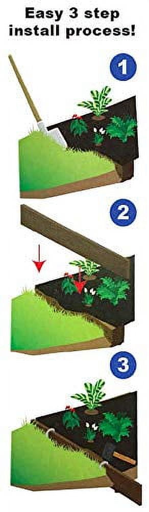 USA Made - Heavy Duty Landscape Edging, Garden Planter & Pathway Bender ...