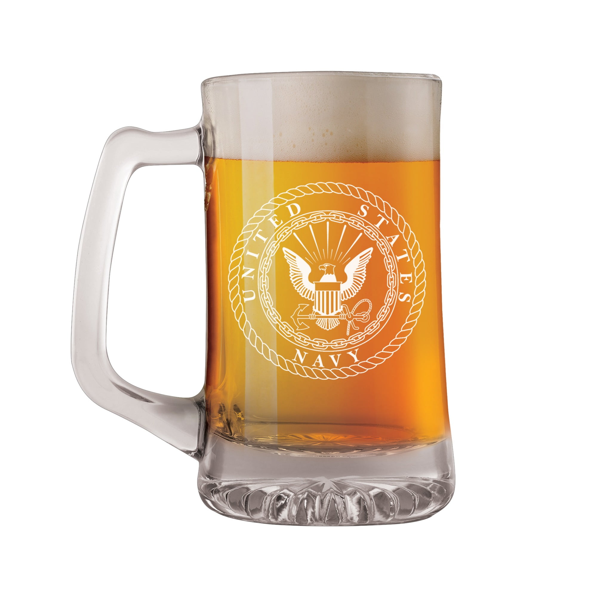USA Made Navy Seal Laser Engraved Glass Mug 25oz. - Walmart.com