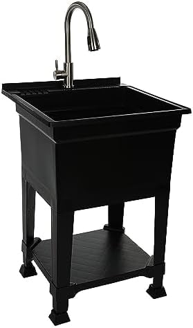 USA-Made Plastic Freestanding 24 in x 24-Inch UtilityTub Heavy Duty ...