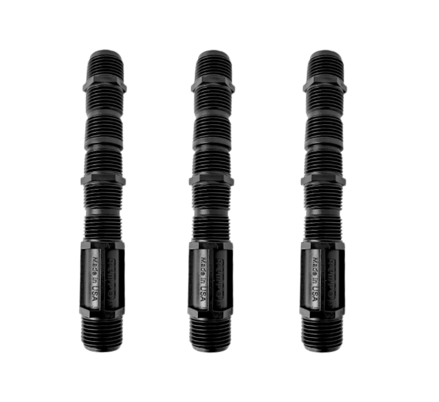 USA Made - Premium 1/2 Inch x 6 Inch MIPT Poly Cut-Off Sprinkler Height ...