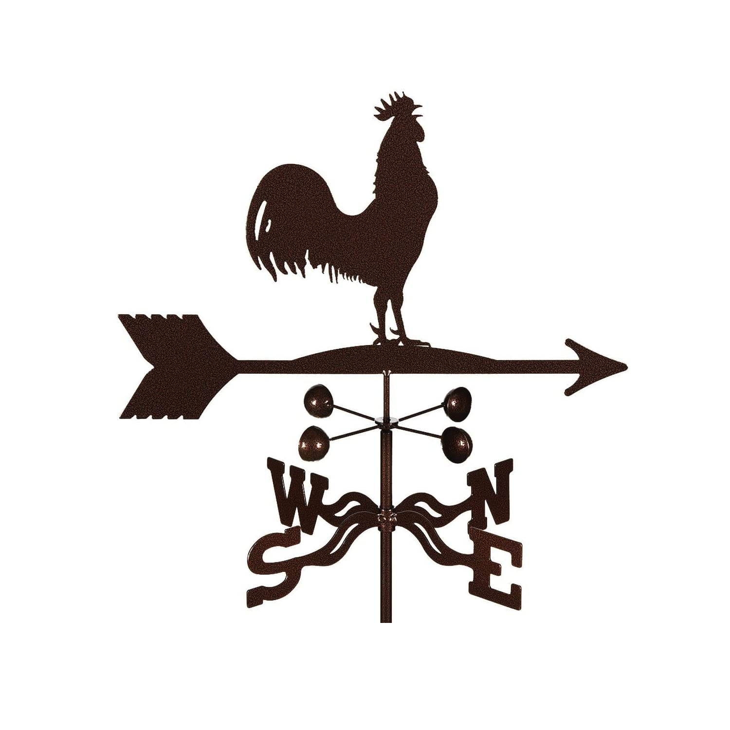 USA Made Rooster Weathervane 21 Inches Height, Includes Mounting ...