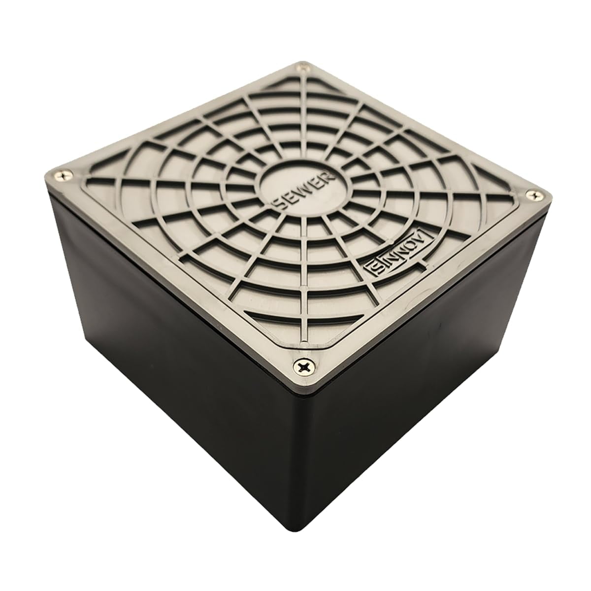 USA Made - Sinnov Pro Metal Lid Outdoor Floor Drain Cleanout, 3 or 4 ...