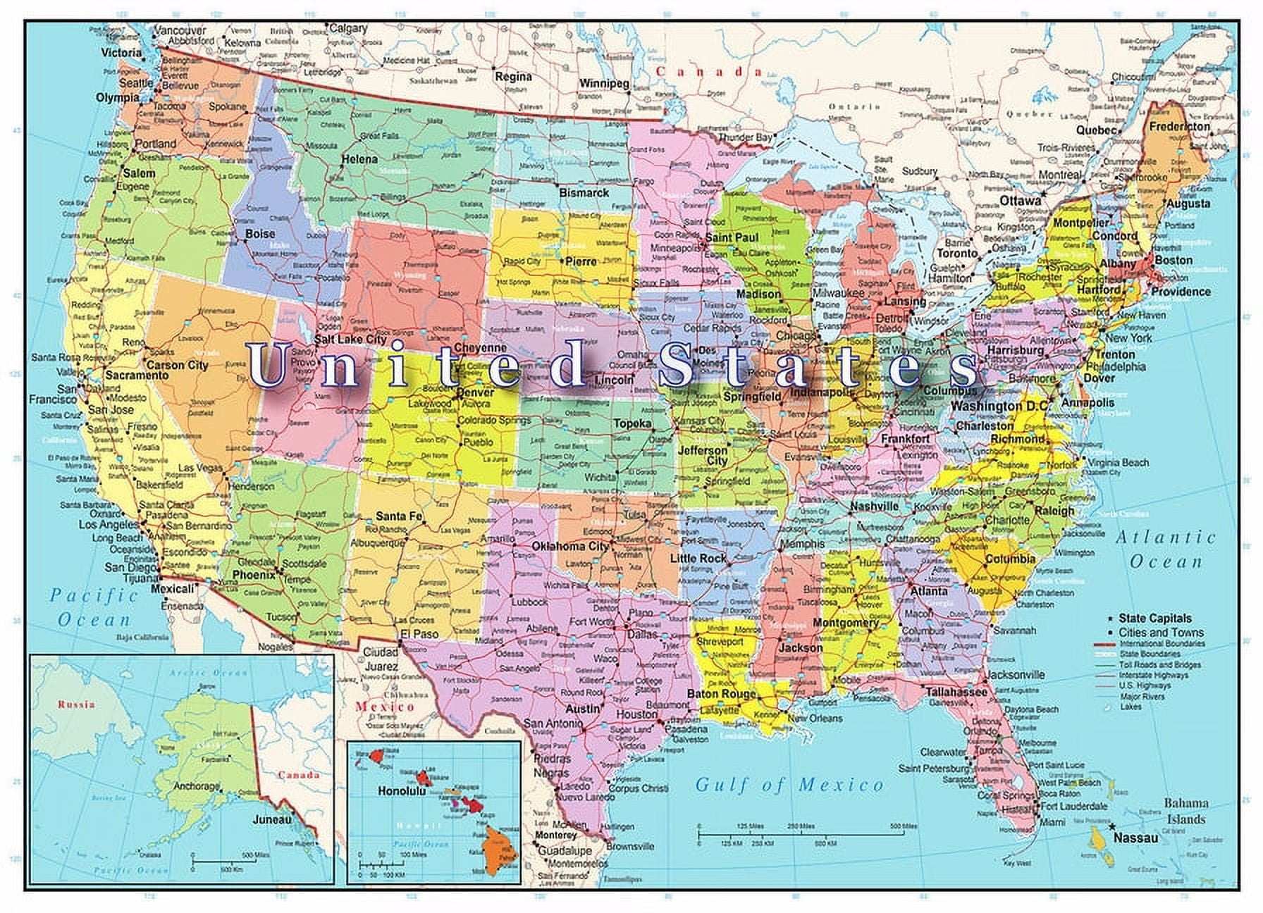 USA Map Puzzle 1000 Piece (Other) - Walmart.com