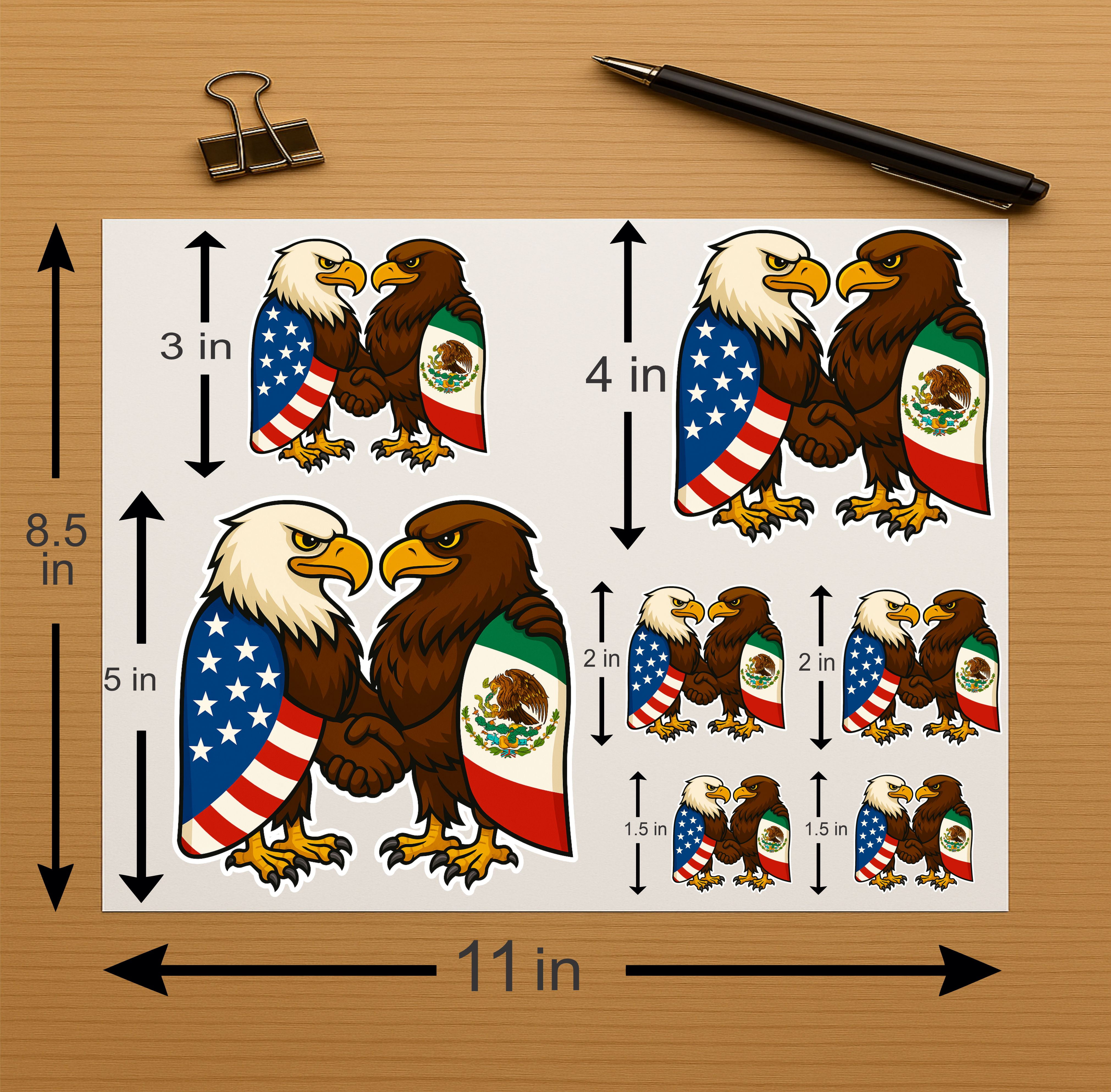 Usa And Mexico Eagles Of Friendship Aguilas De Amistad Usa Y Mexico
