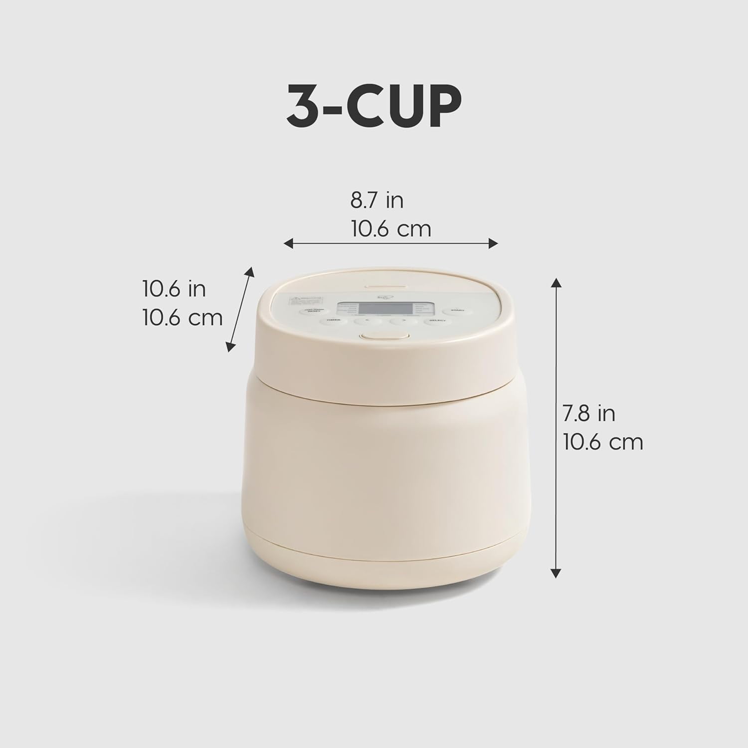 Japanese Rice Cooker with Fuzzy Logic, 3-Cup Uncooked/6-Cup Cooked ...