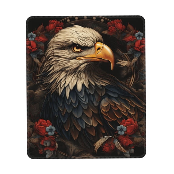 USA Navy Eagle American Flag United States Art Gaming Mouse Pad 10 x 12 ...
